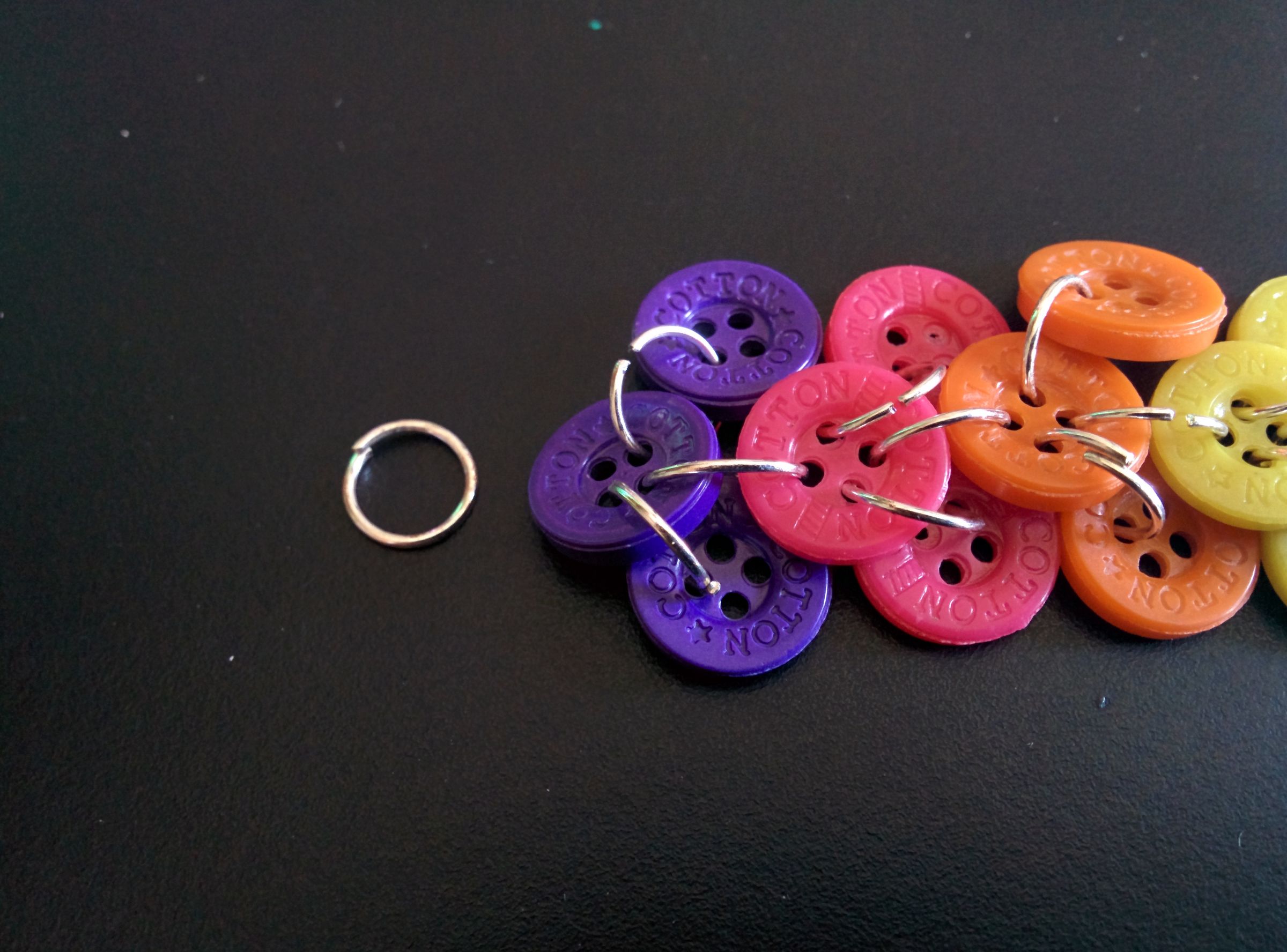 How to Make Rainbow Button Cluster Earrings Easily : 4 Steps (with ...