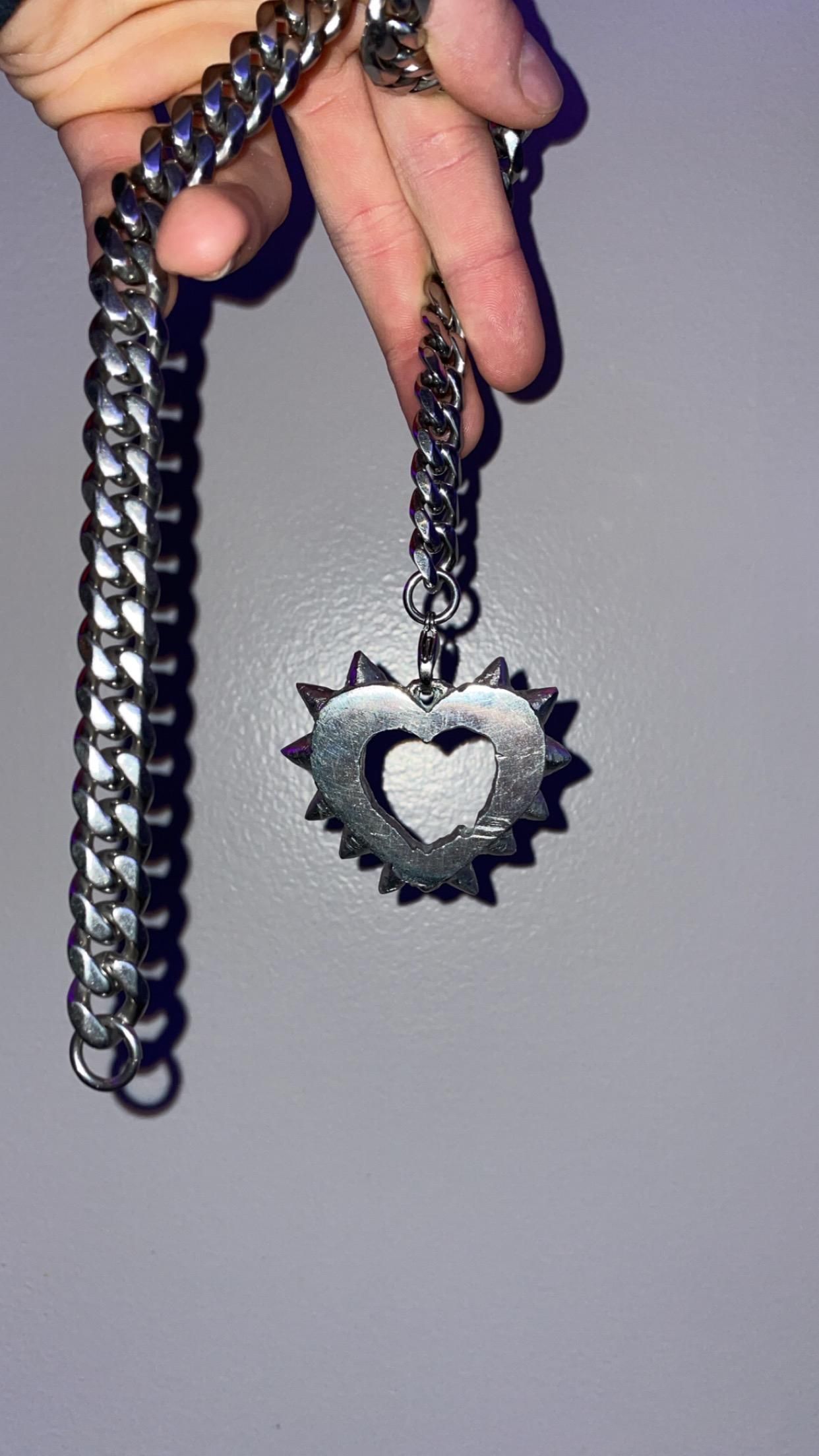Spiked Open Heart Pendant : 5 Steps - Instructables