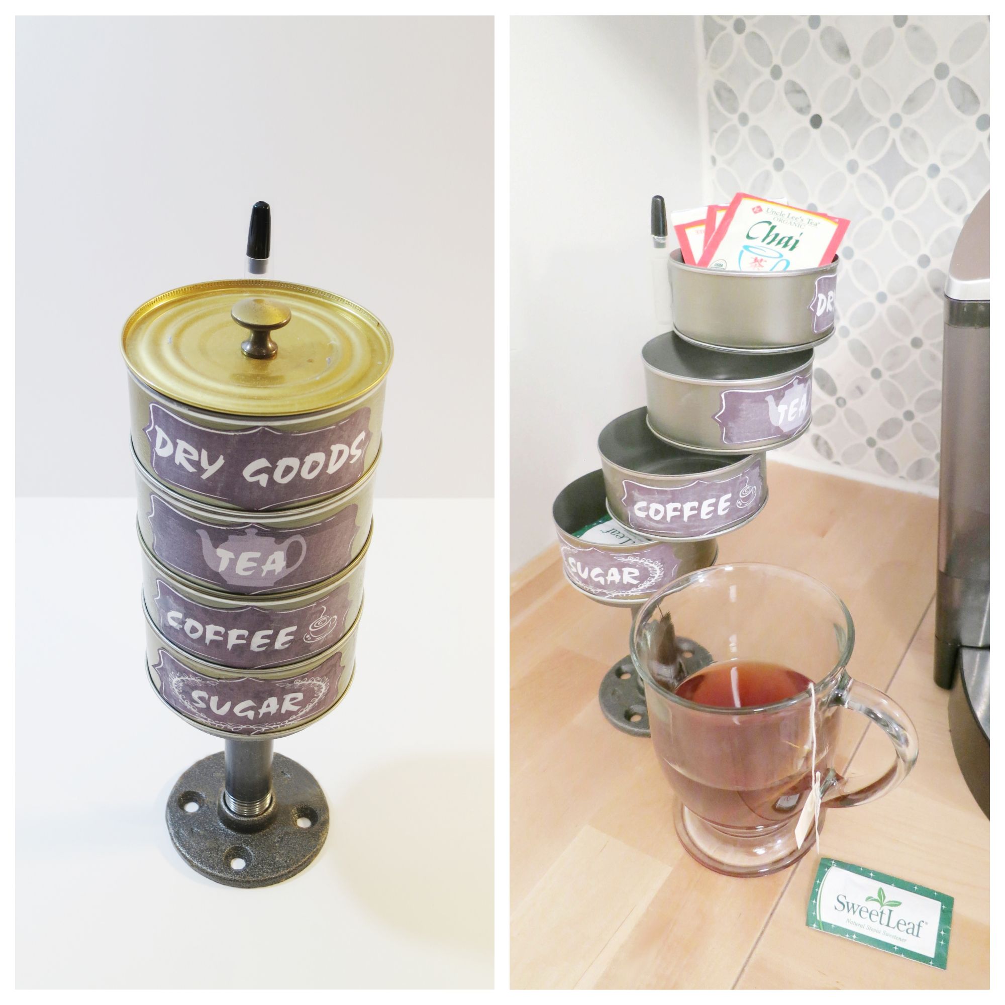 Tuna Can Swing Out Storage Tower : 17 Steps (with Pictures) - Instructables