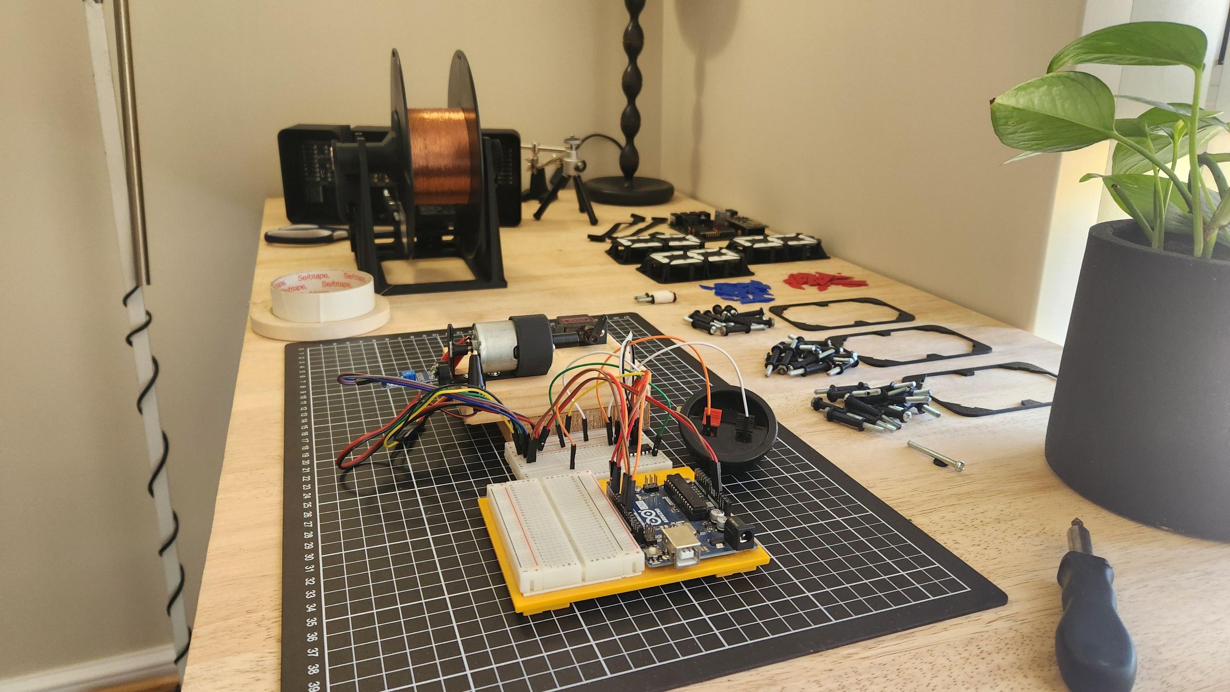 3D Printed Electromechanical 7-Segment Display : 34 Steps (with ...