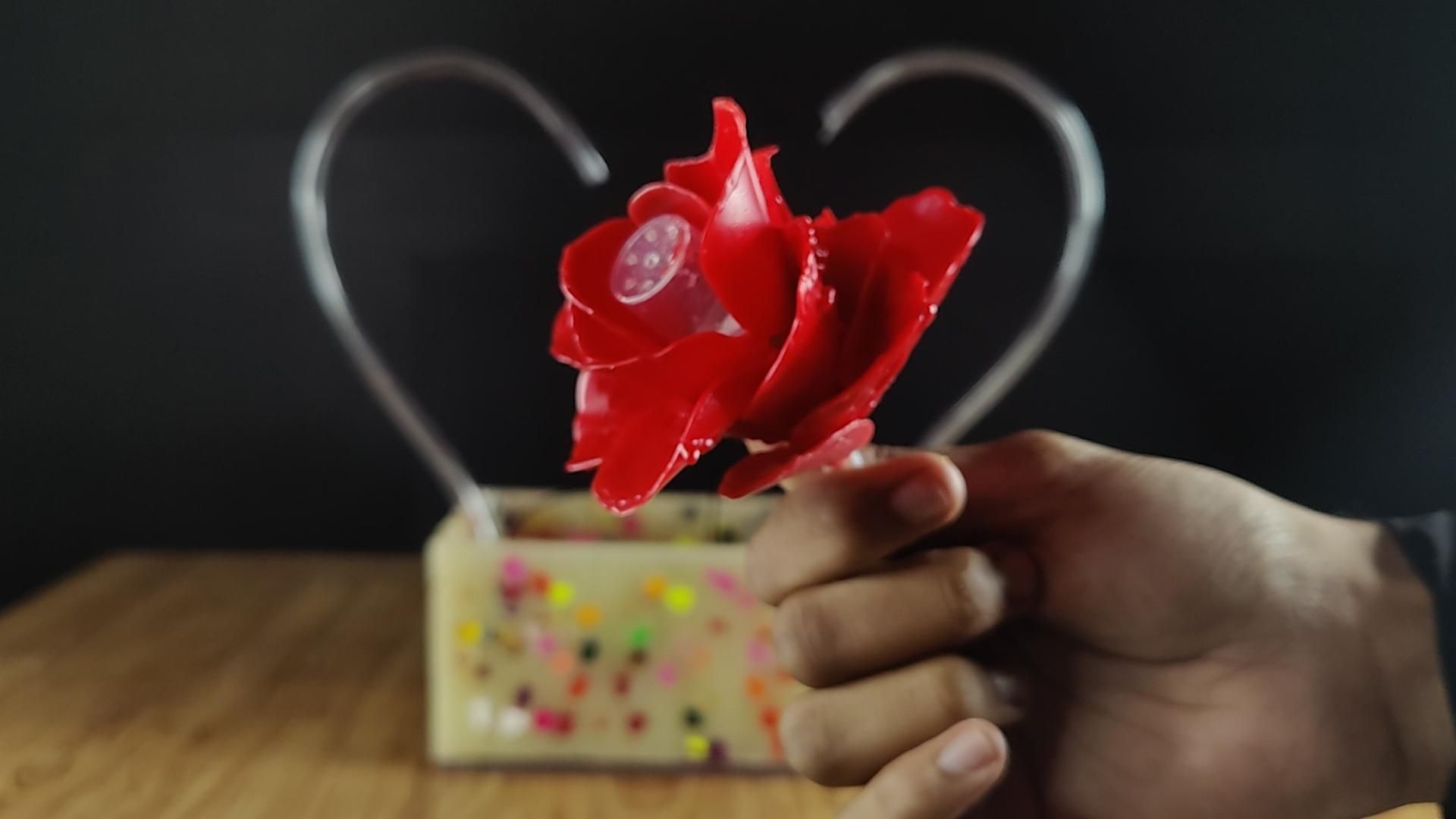 Crayon Flower Basket Where the Roses Spit. 🥀 : 11 Steps (with Pictures ...