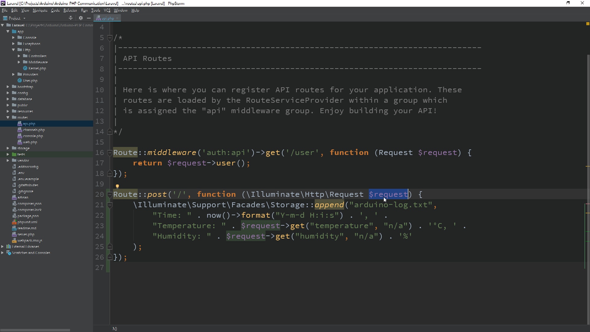Arduino to Laravel Communication : 4 Steps - Instructables