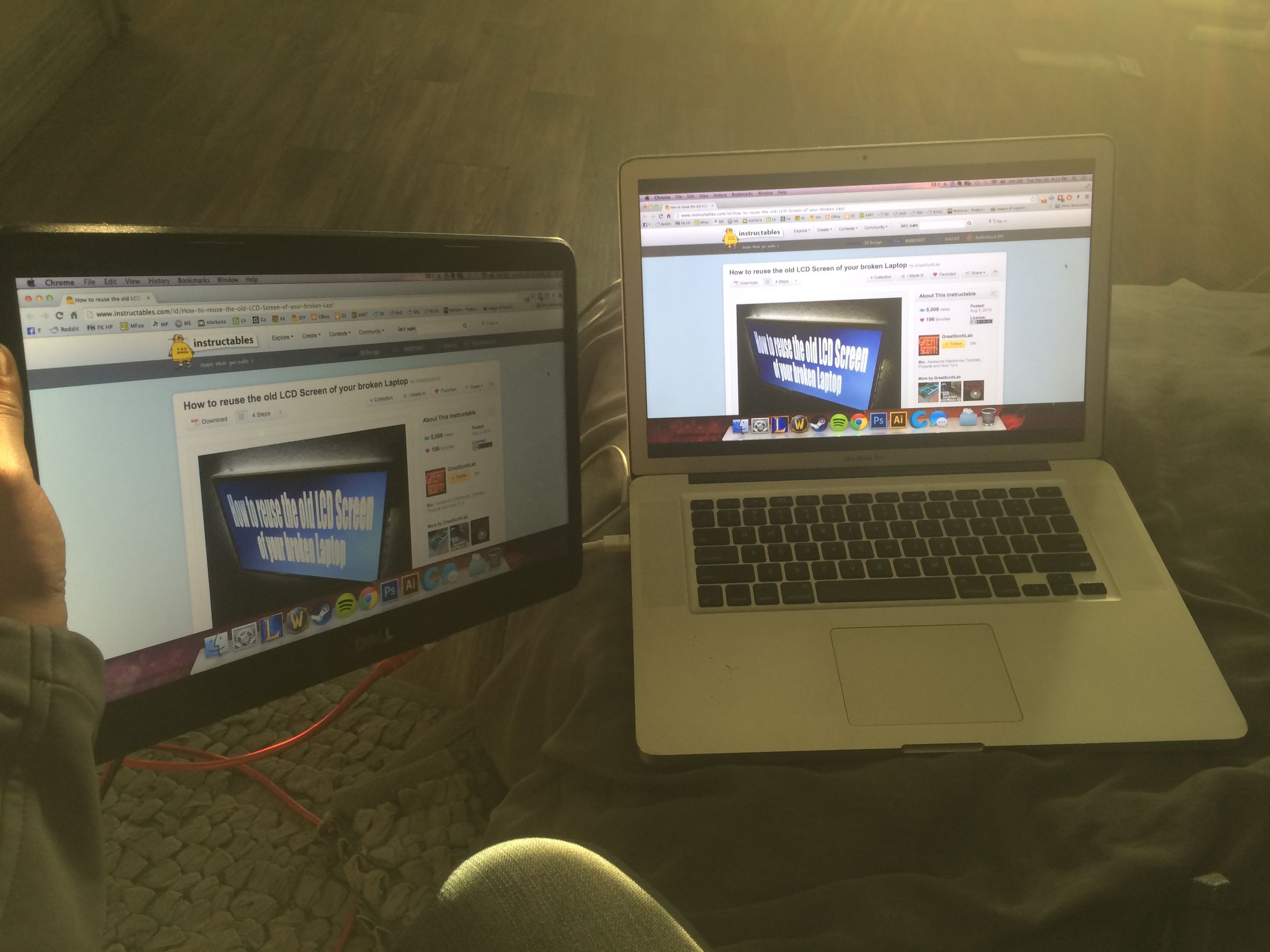 How to Reuse the Old LCD Screen of Your Broken Laptop : 4 Steps ...