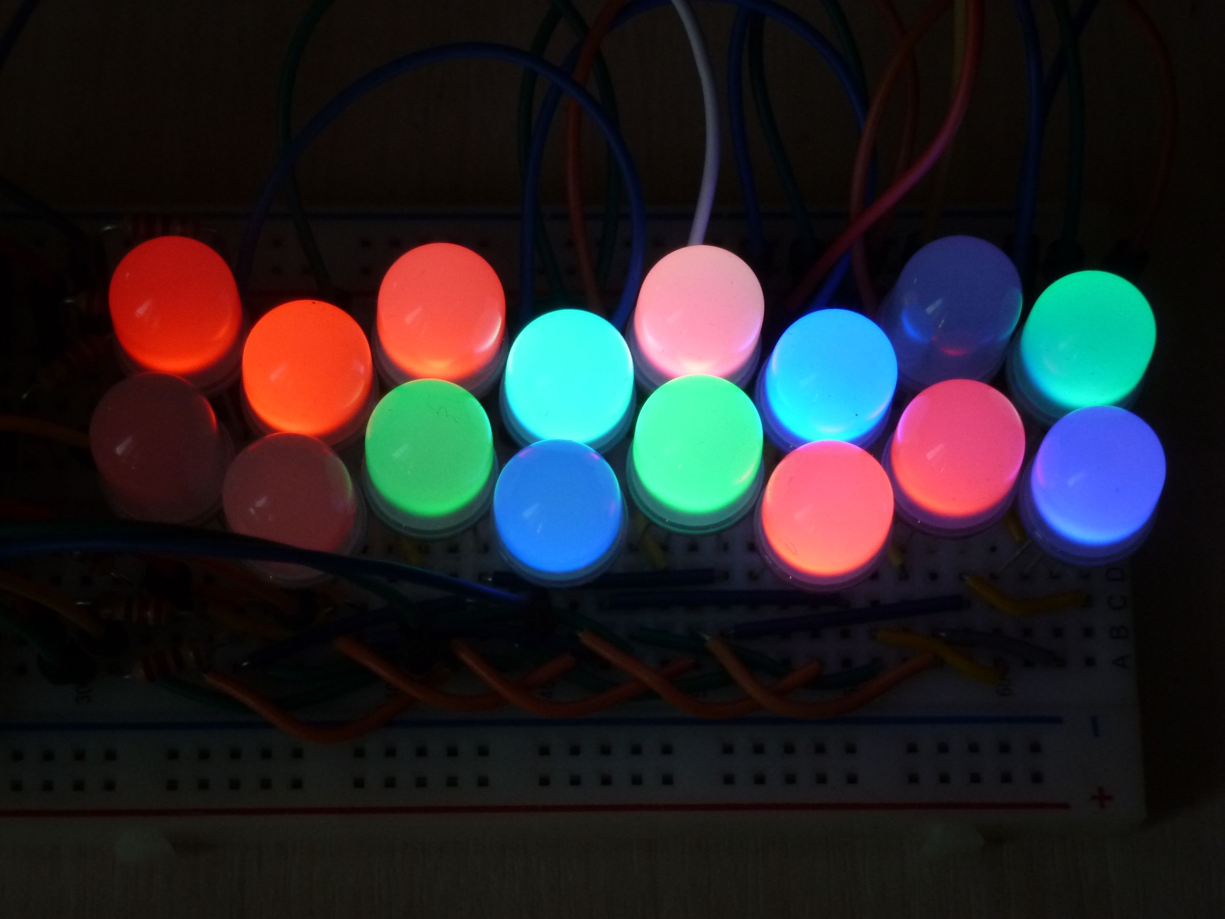 LED Multiplexing 101: 6 and 16 RGB LEDs With Just an Arduino : 7 Steps ...