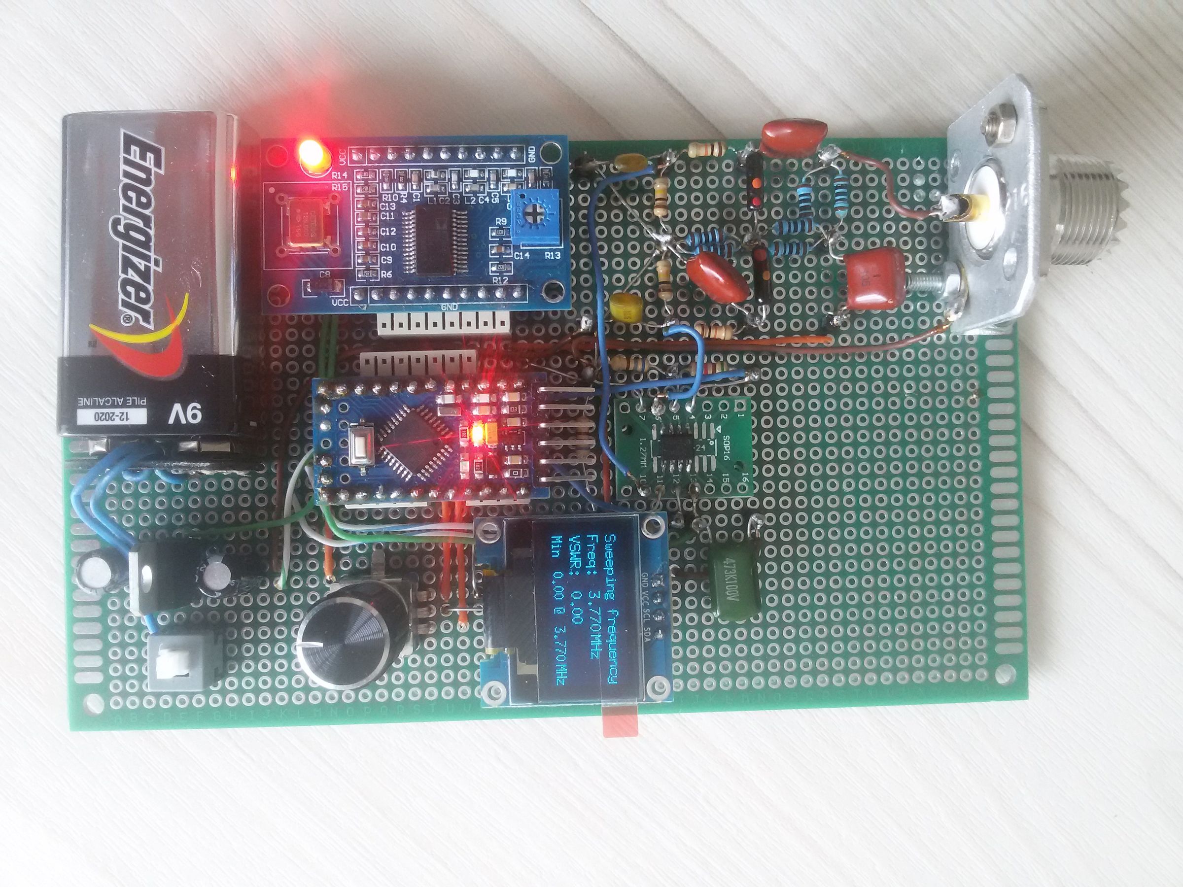 HF Antenna Analyser With Arduino and DDS Module : 6 Steps (with ...