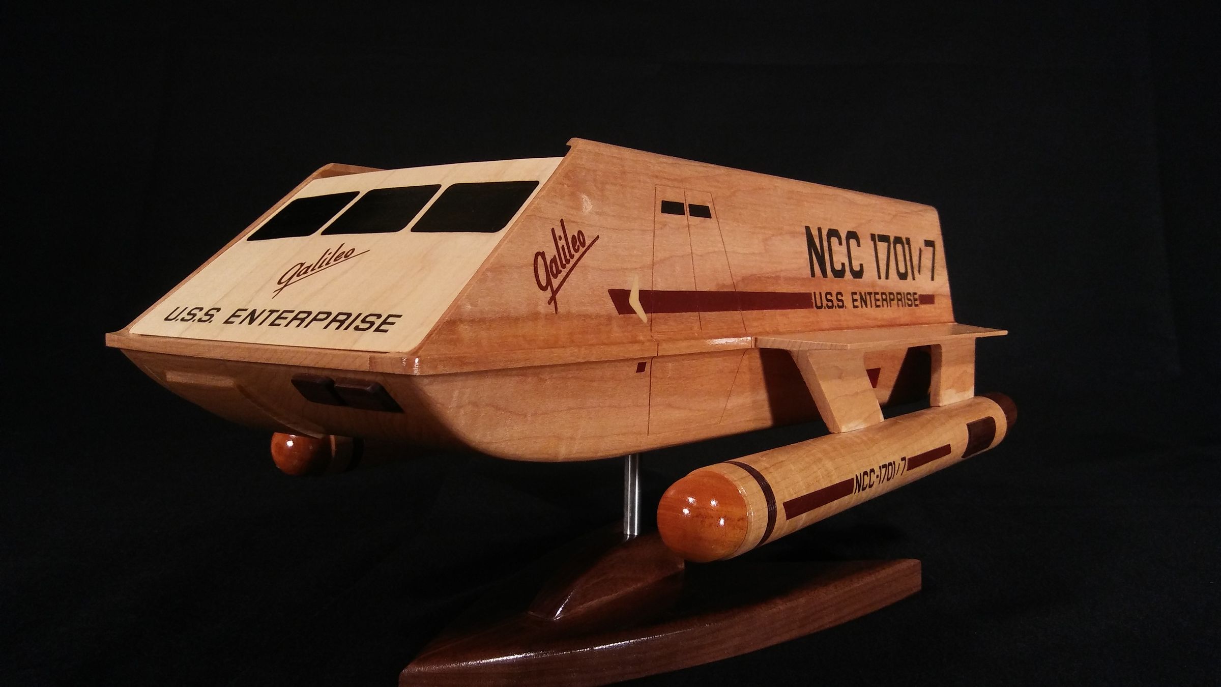 Wooden Shuttlecraft Galileo Model : 10 Steps (with Pictures ...