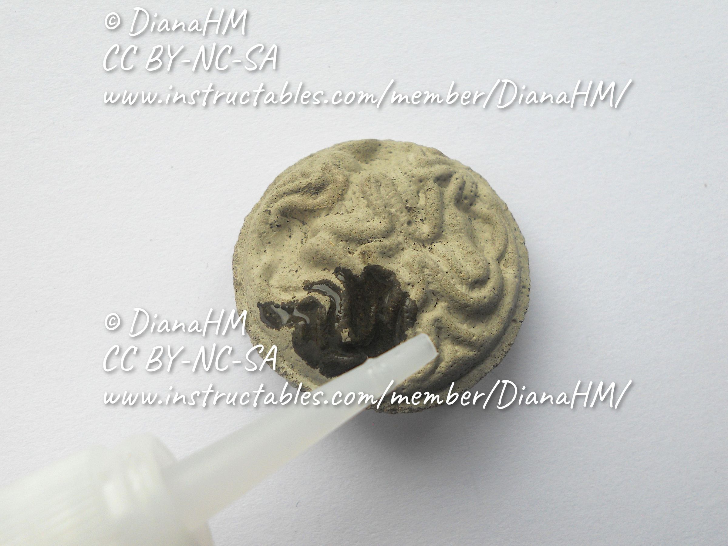 Concrete Buttons Using Foil and Glue : 12 Steps (with Pictures ...