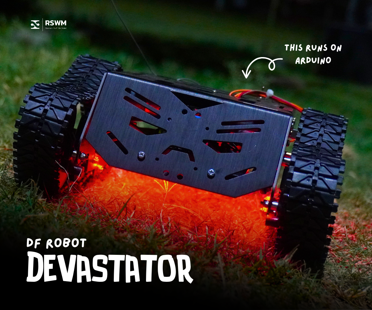 Arduino Tank Robot Dfrobot Devastator 8 Steps Instructables