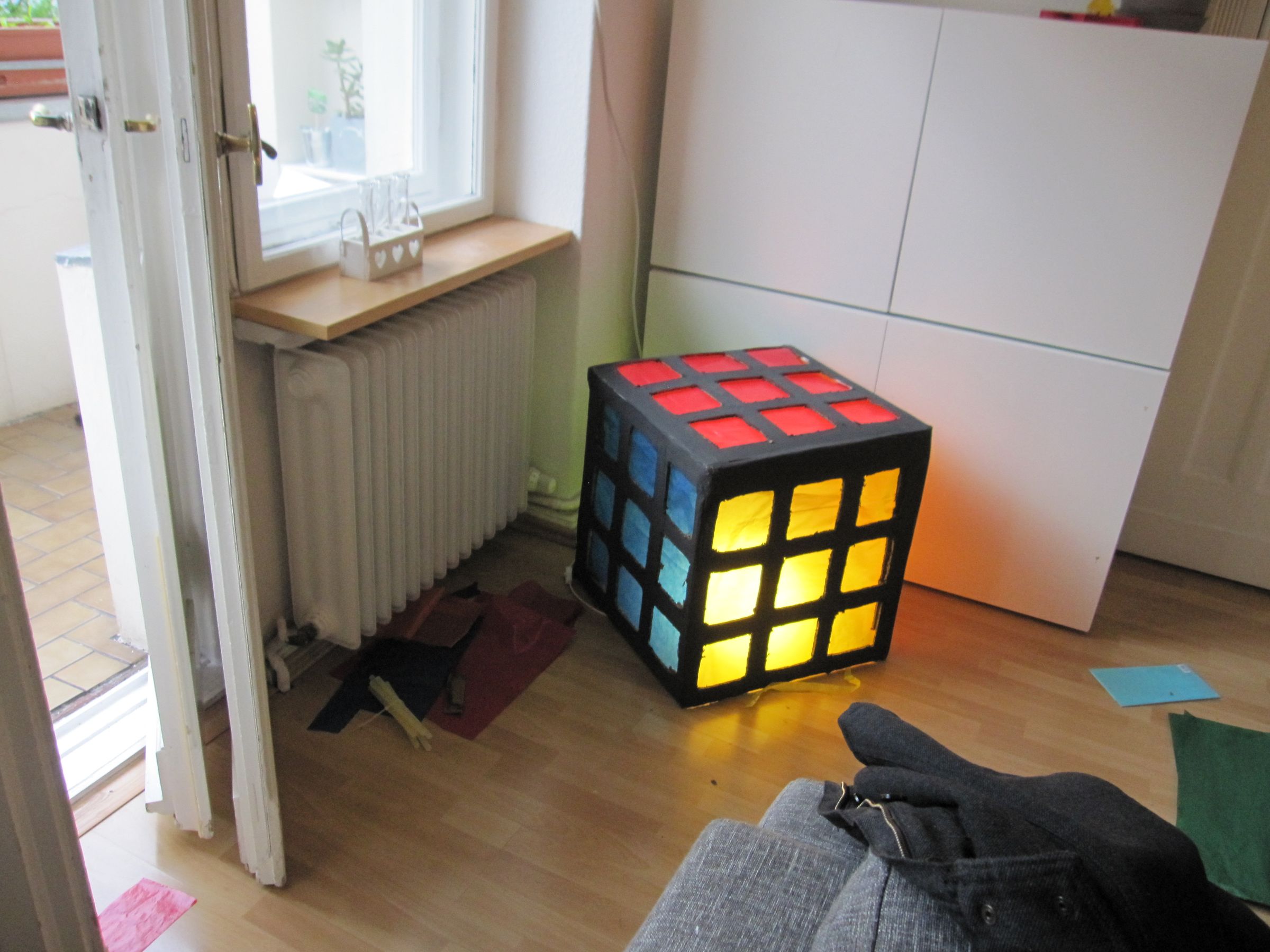Rubiks Cube Lamp Shade : 7 Steps (with Pictures) - Instructables