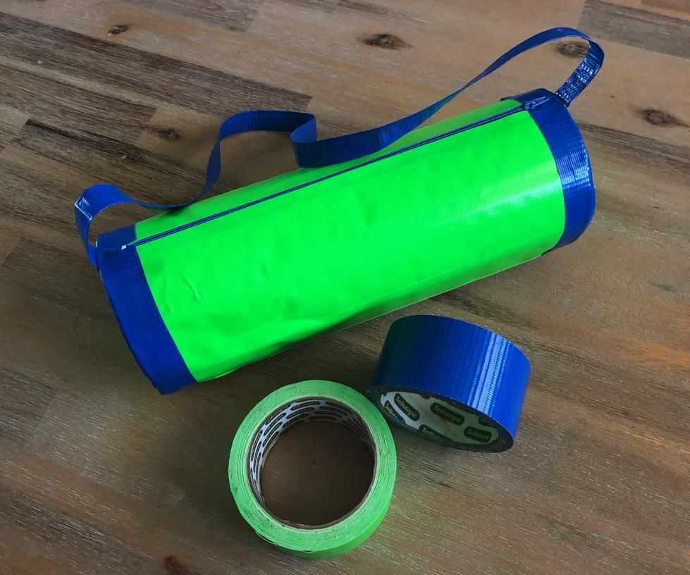 Fun Duct Tape Barrel Bag : 7 Steps (with Pictures) - Instructables