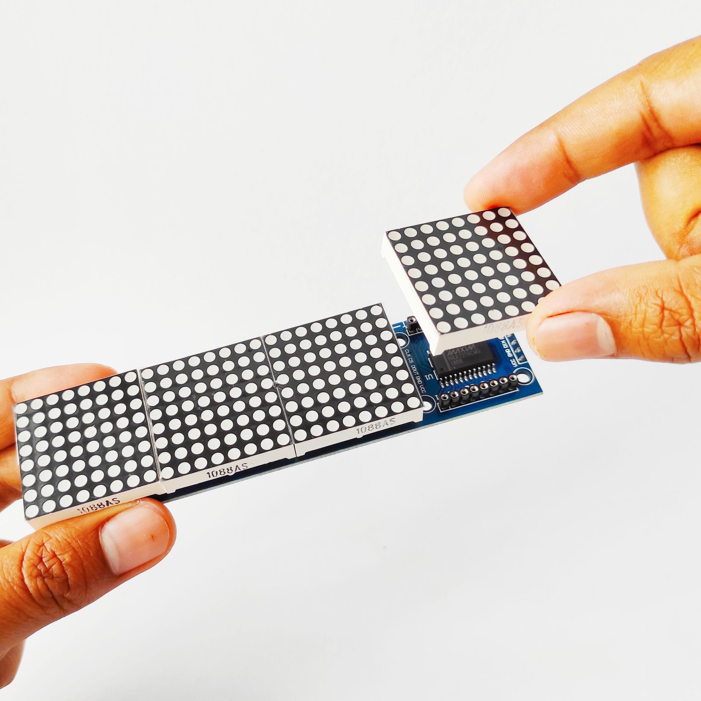 Digital Clock LED Dot Matrix - ESP Matrix Android App : 14 Steps ...