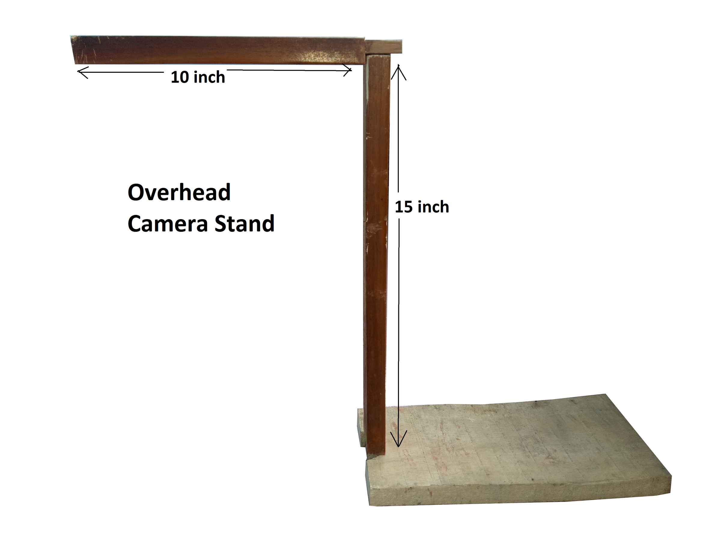Camera Stand for Overhead Photography/Recording : 4 Steps (with ...