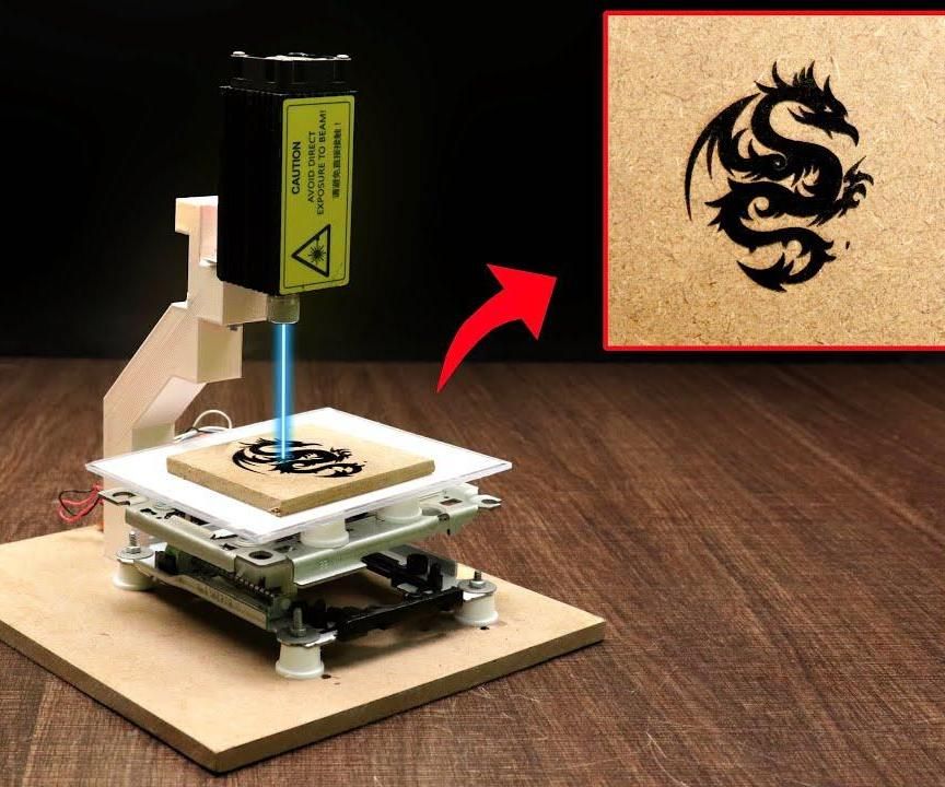 How to Make Powerfull Laser Engraver : 12 Steps (with Pictures ...