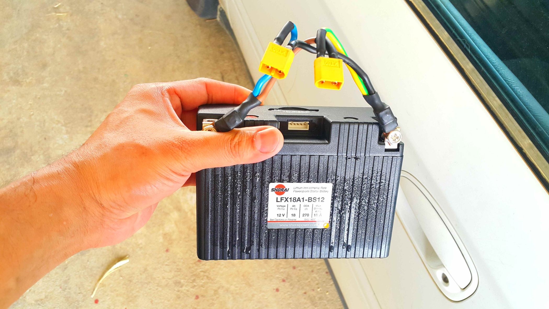 Recharging My Car's Lithium Battery. : 5 Steps (with Pictures ...