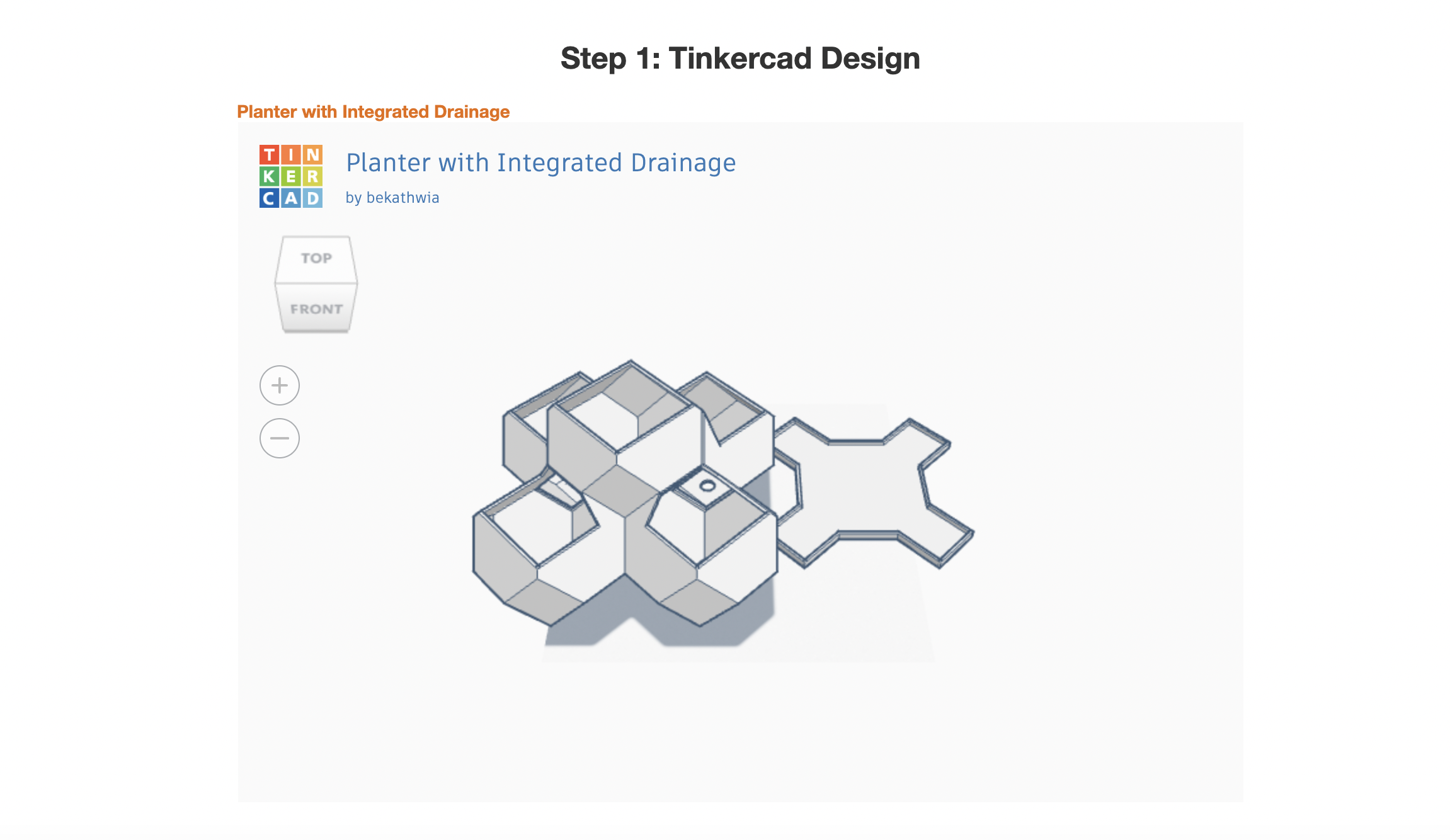 Embed Tinkercad Designs in Instructables : 4 Steps (with Pictures) - Instructables