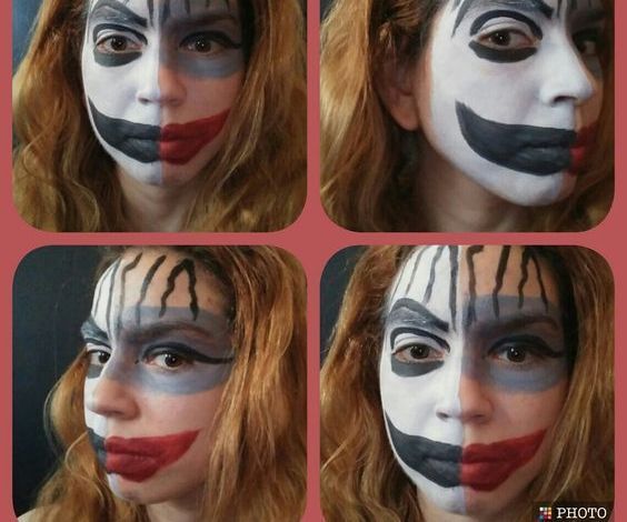 Tribute to Boy George Face Paint (Taboo Edition) : 7 Steps (with ...