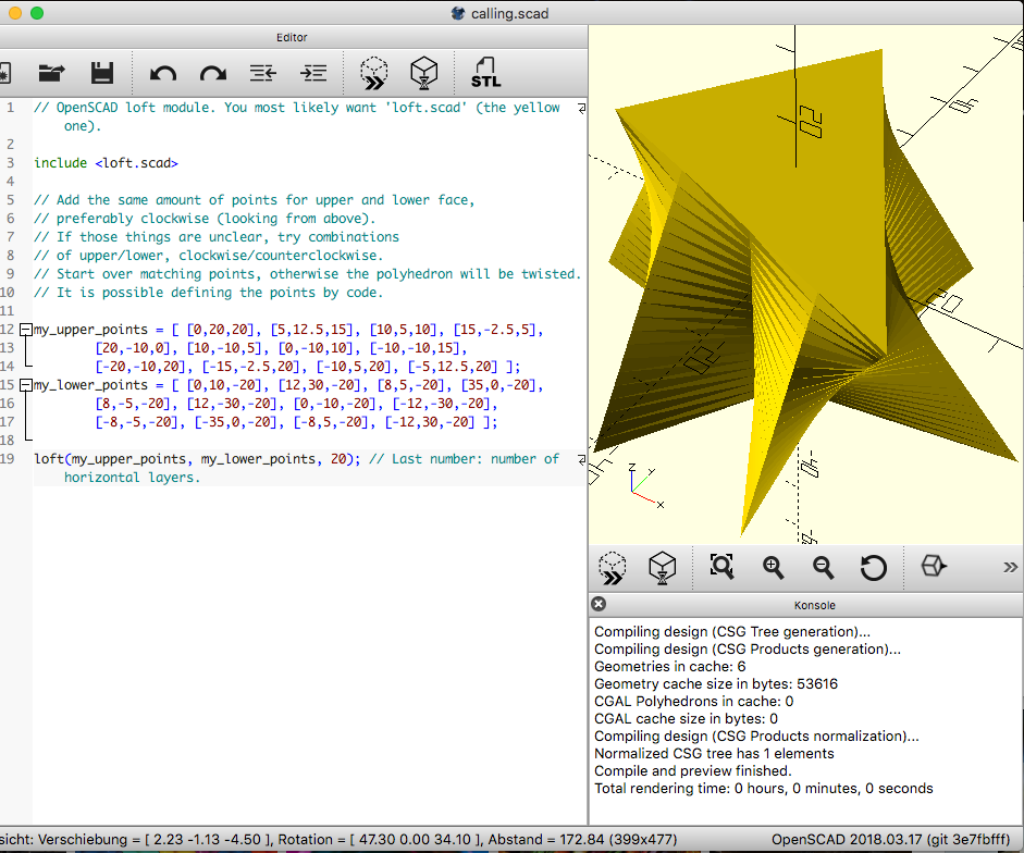 Loft in OpenSCAD : 4 Steps - Instructables