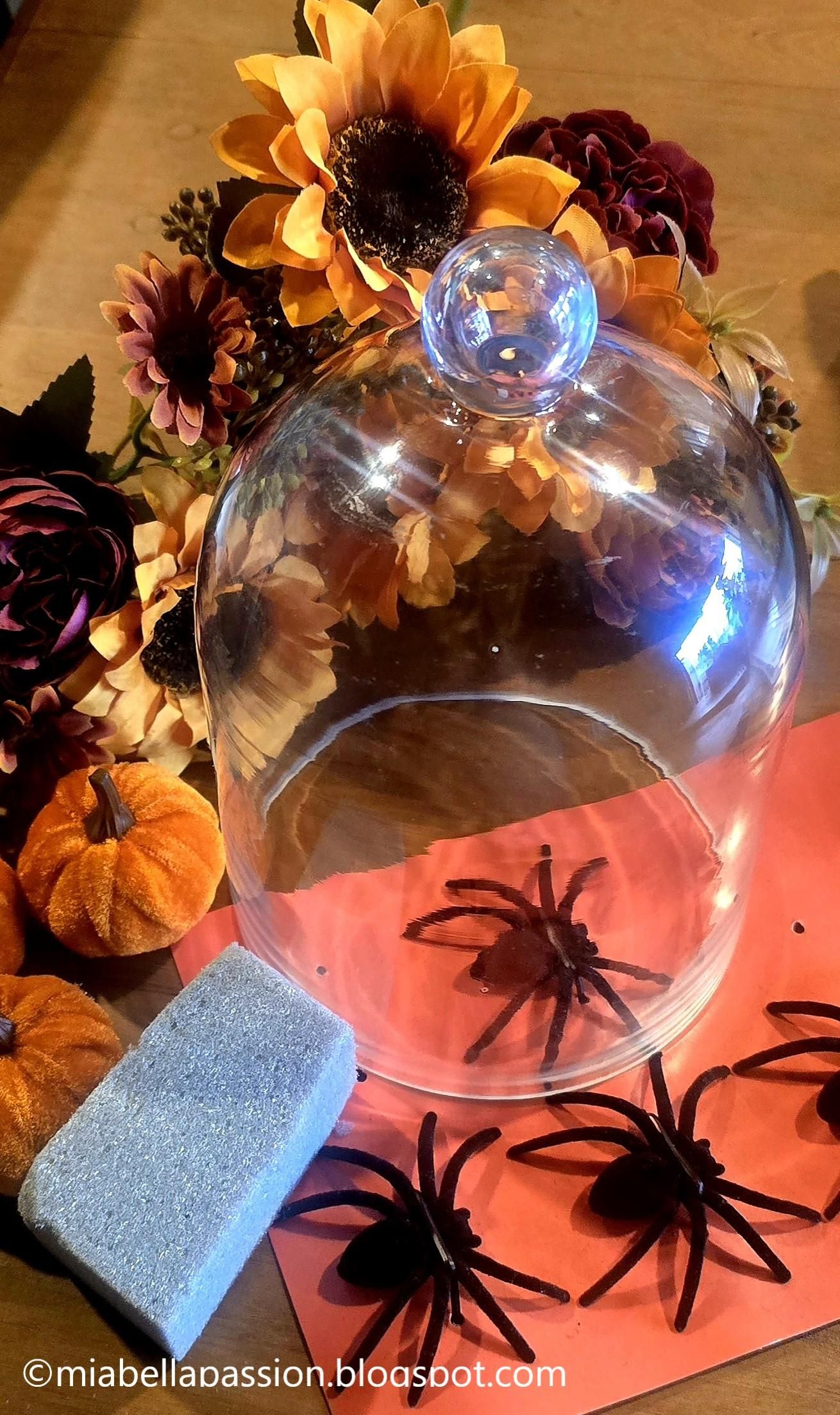 Halloween Faux Flower Cloche : 4 Steps - Instructables