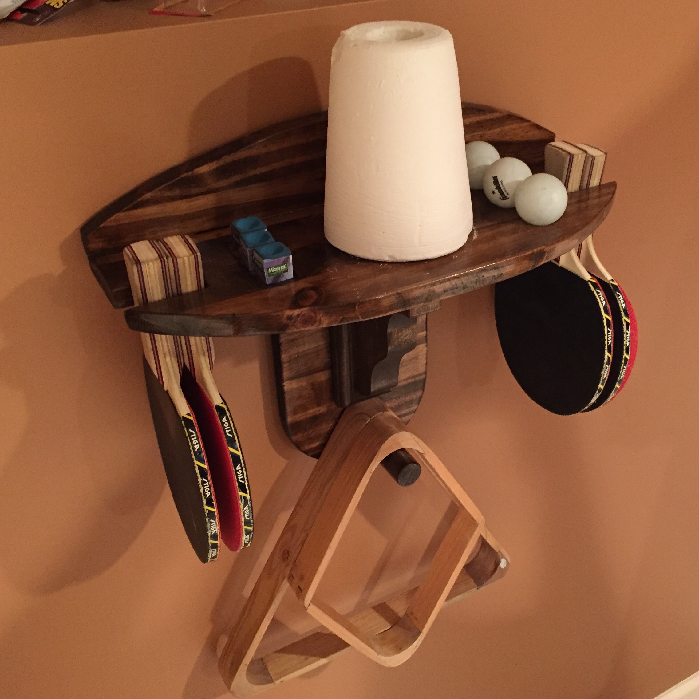 Ping Pong/Billiards Shelf : 3 Steps - Instructables