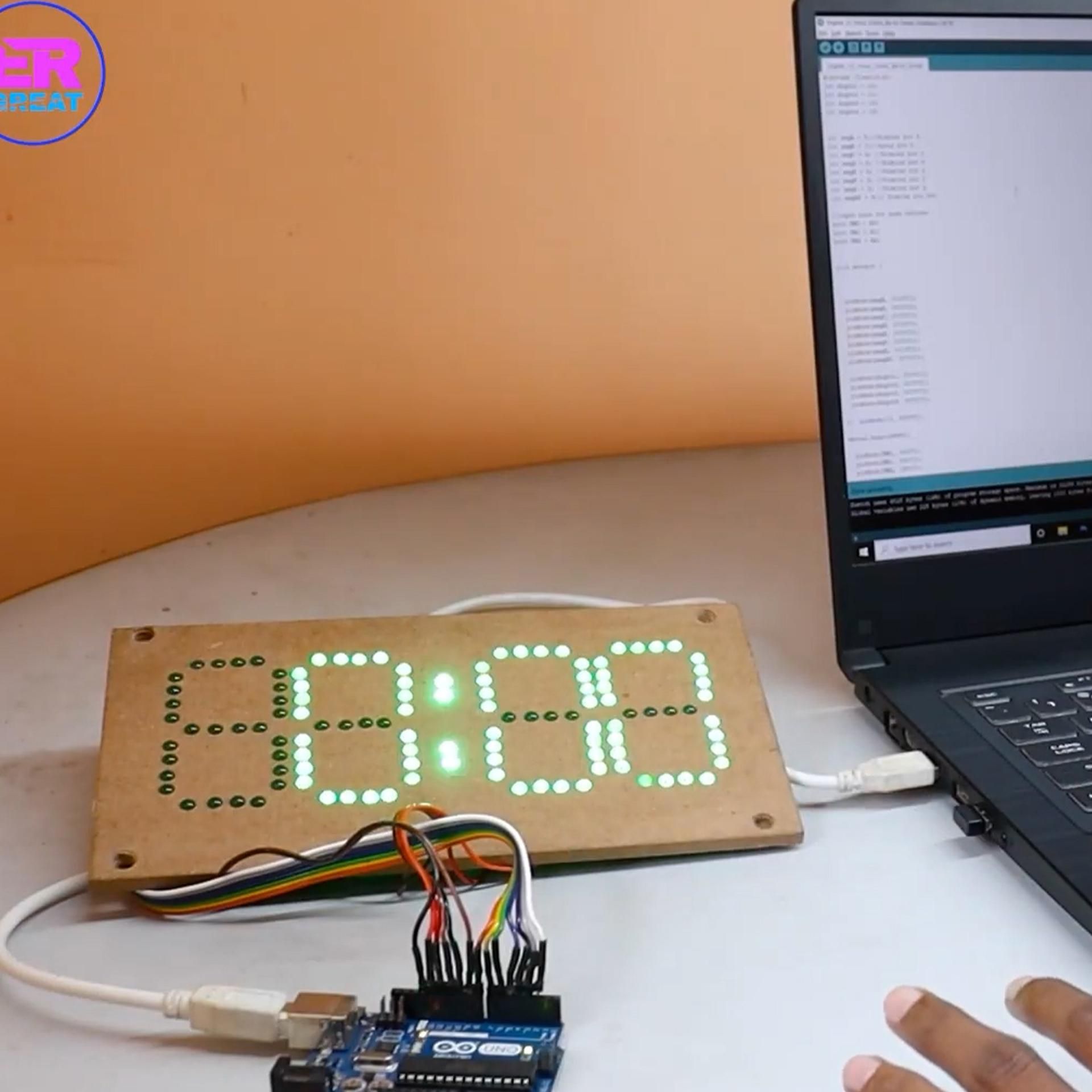 How to Make a Digital Clock at Home Using Arduino & RTC Module - Auto ...