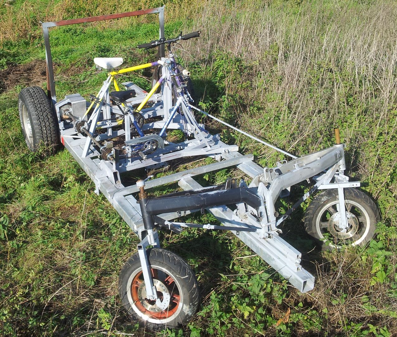 Bicycle Operated 4-wheel Vehicle (DiffBikeDorli) : 16 Steps (with ...