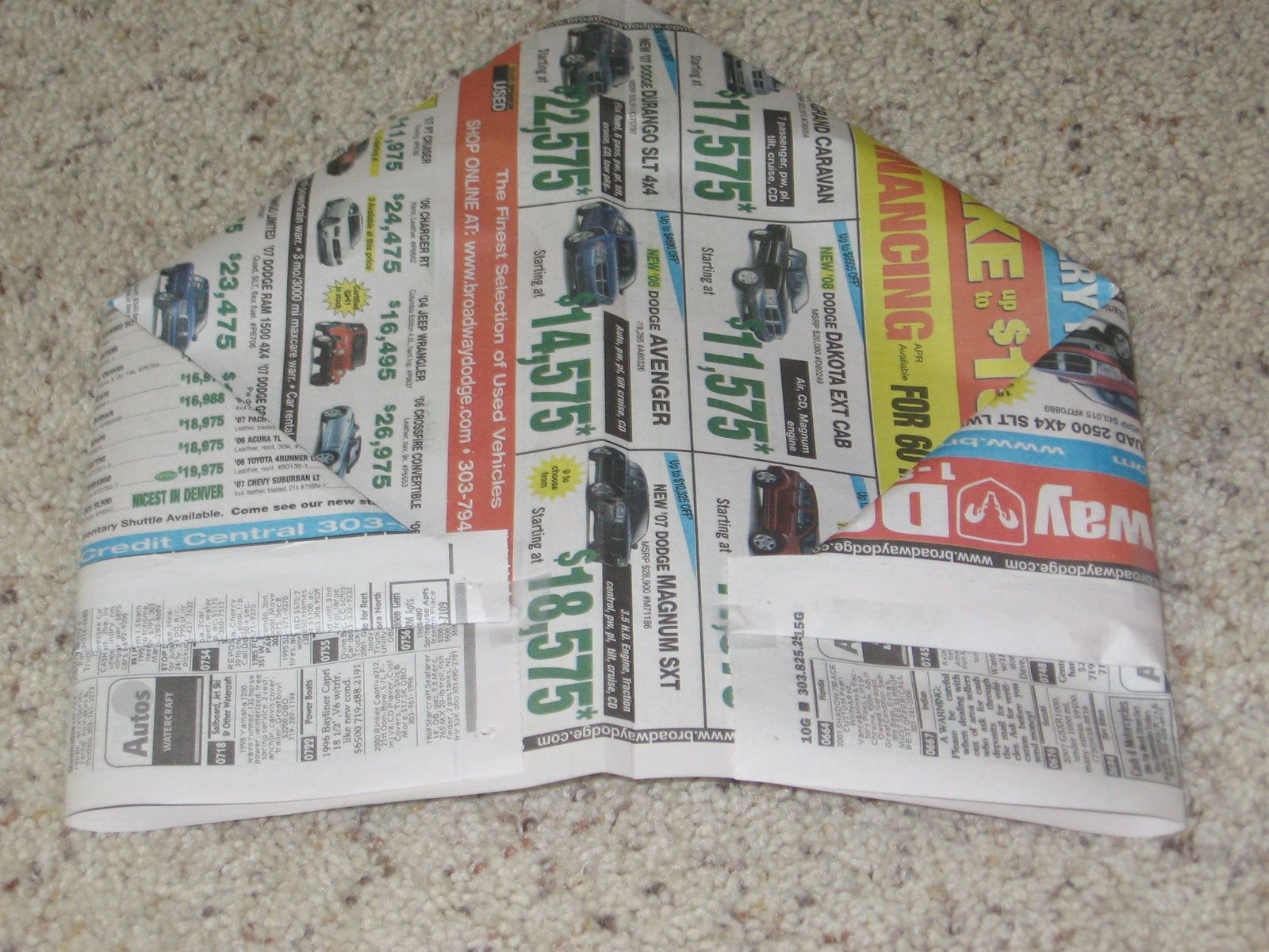 Newspaper Hat! : 7 Steps - Instructables