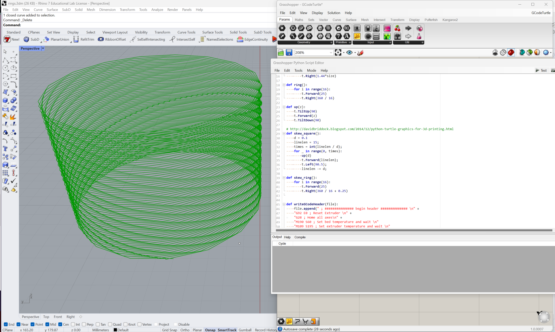Week 5 - GCode Rings : 4 Steps (with Pictures) - Instructables