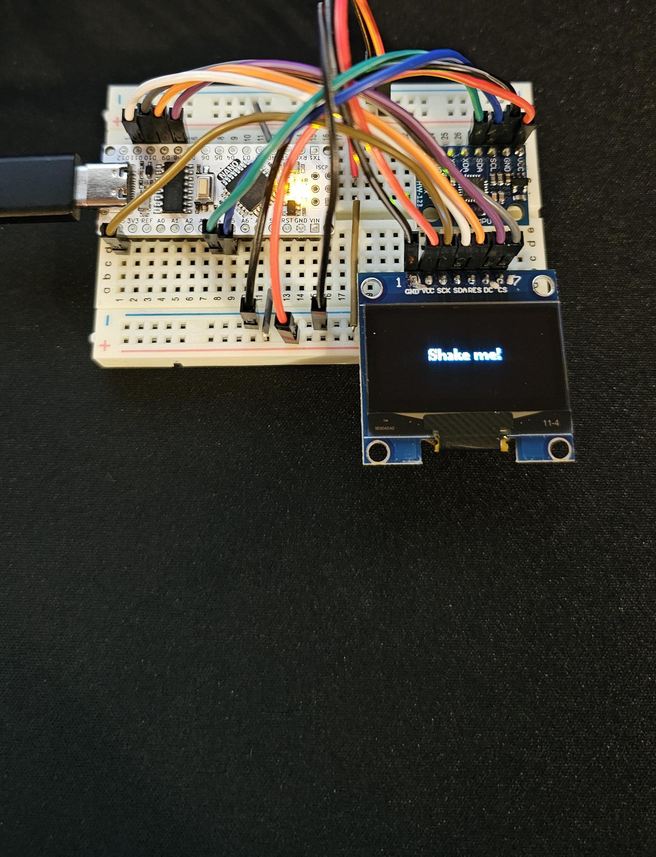 How to Make a Magic 8 Ball With Arduino Nano, MPU6050, and SH1106 OLED Display : 4 Steps ...