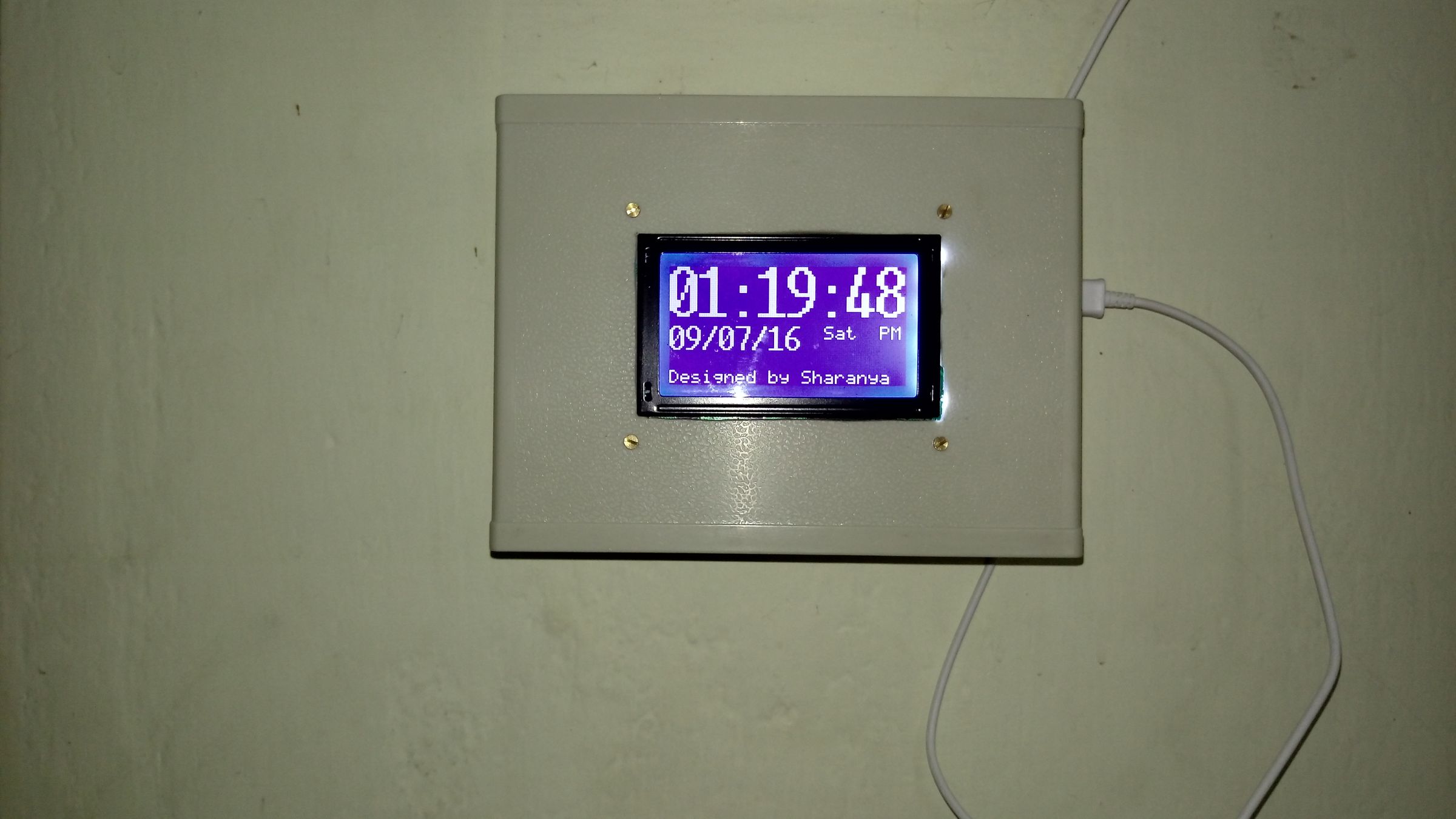 Clock-Calender Using DS3231+GLCD+Atmega32 : 7 Steps - Instructables