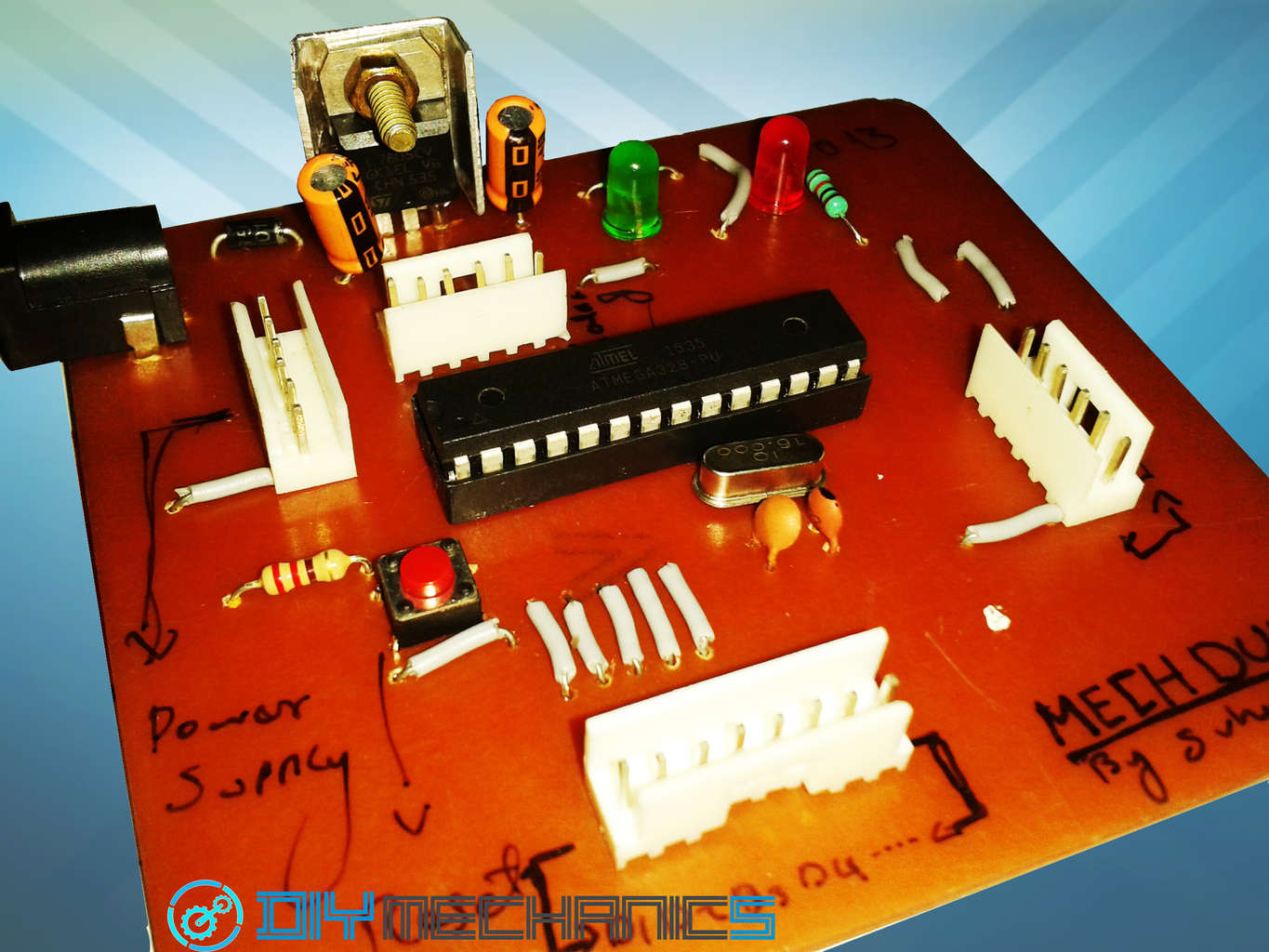 The Diy Arduino Board For 5 8 Steps With Pictures Instructables