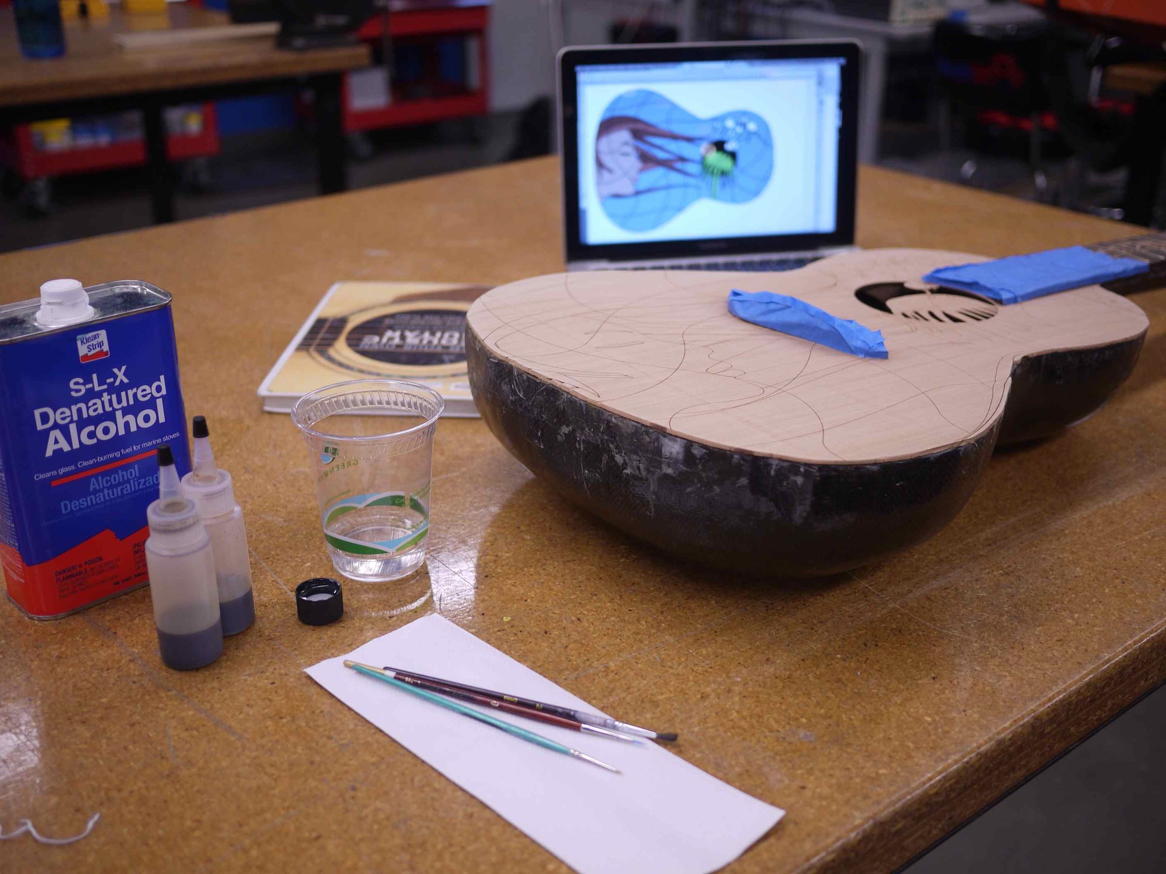 Laser Etched & Colored Soundboard - Made at Techshop : 9 Steps ...