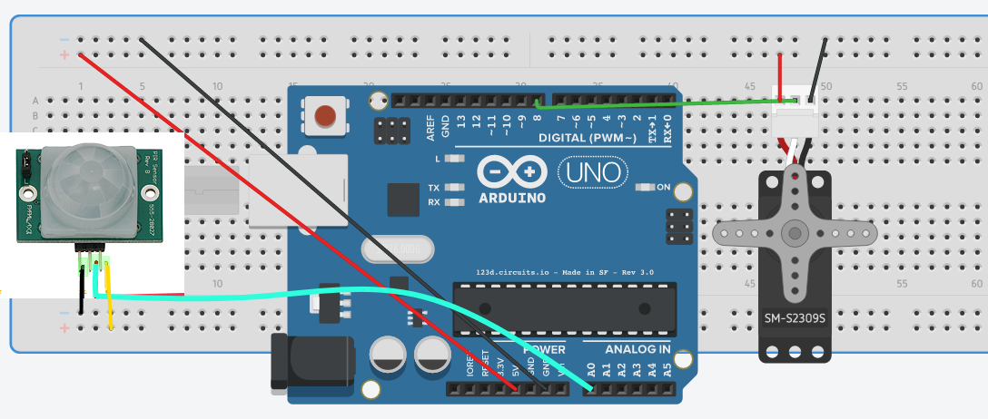 Alarm Using Arduino+ Pir+rfid Badge+servo Motor+nfc : 5 Steps ...