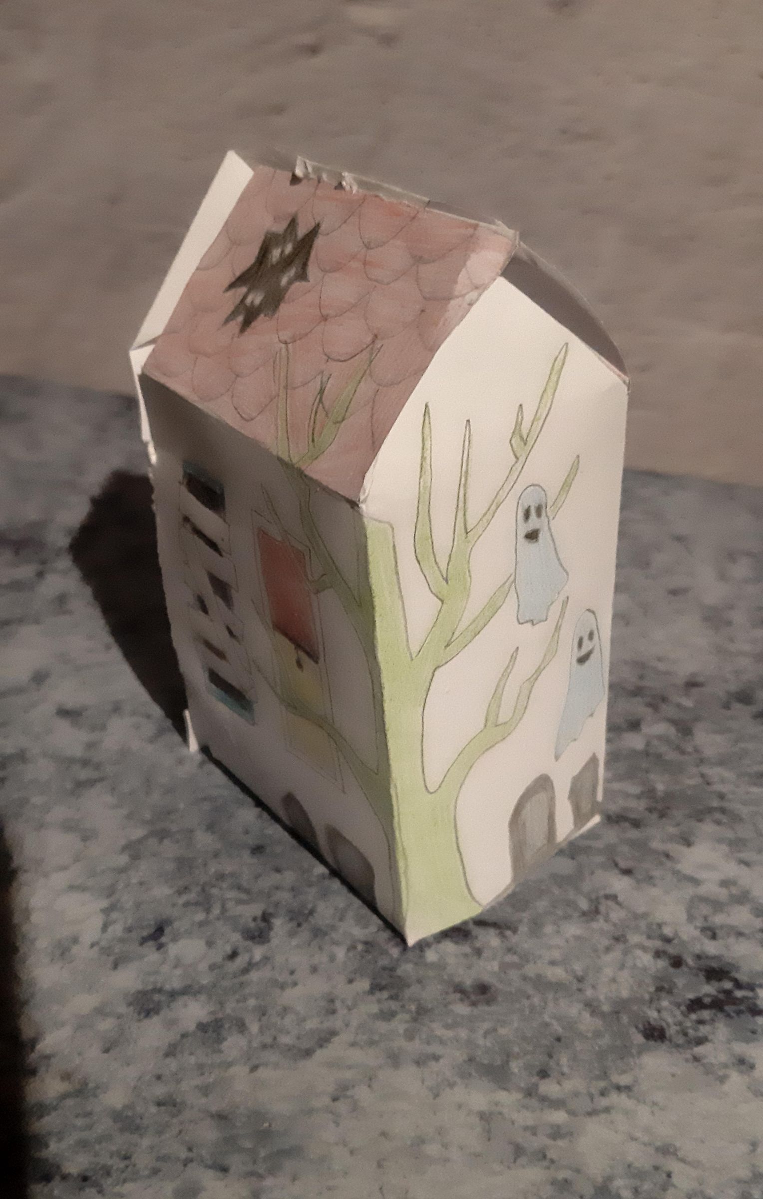 Free Halloween Haunted House Papercraft : 7 Steps (with Pictures ...