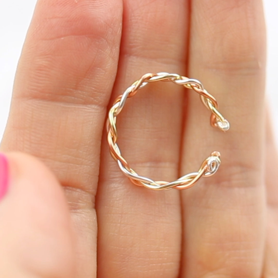 5 DIY Easy Rings - Braided & No Tools! : 8 Steps (with Pictures ...