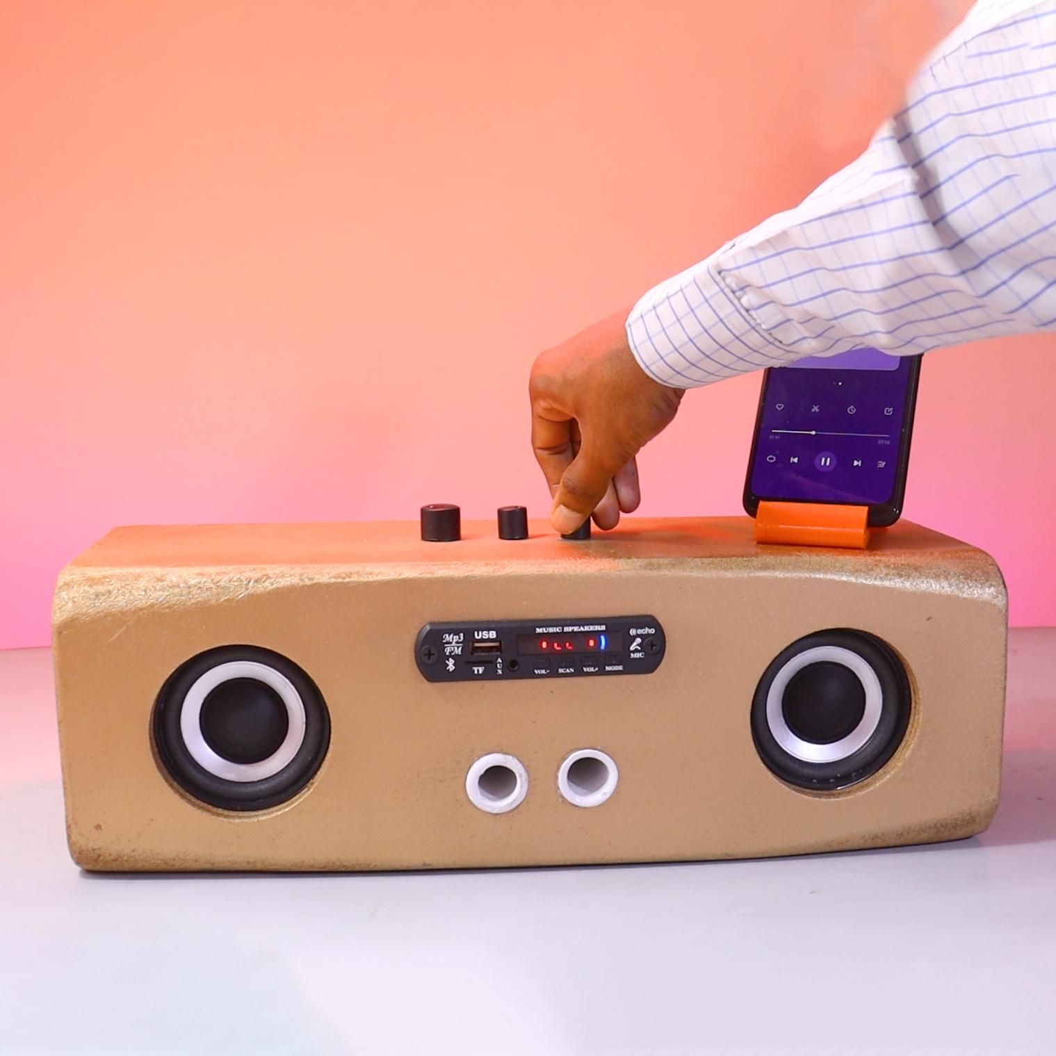 DIY : 30W Portable Bluetooth Speaker Box : 24 Steps (with Pictures ...