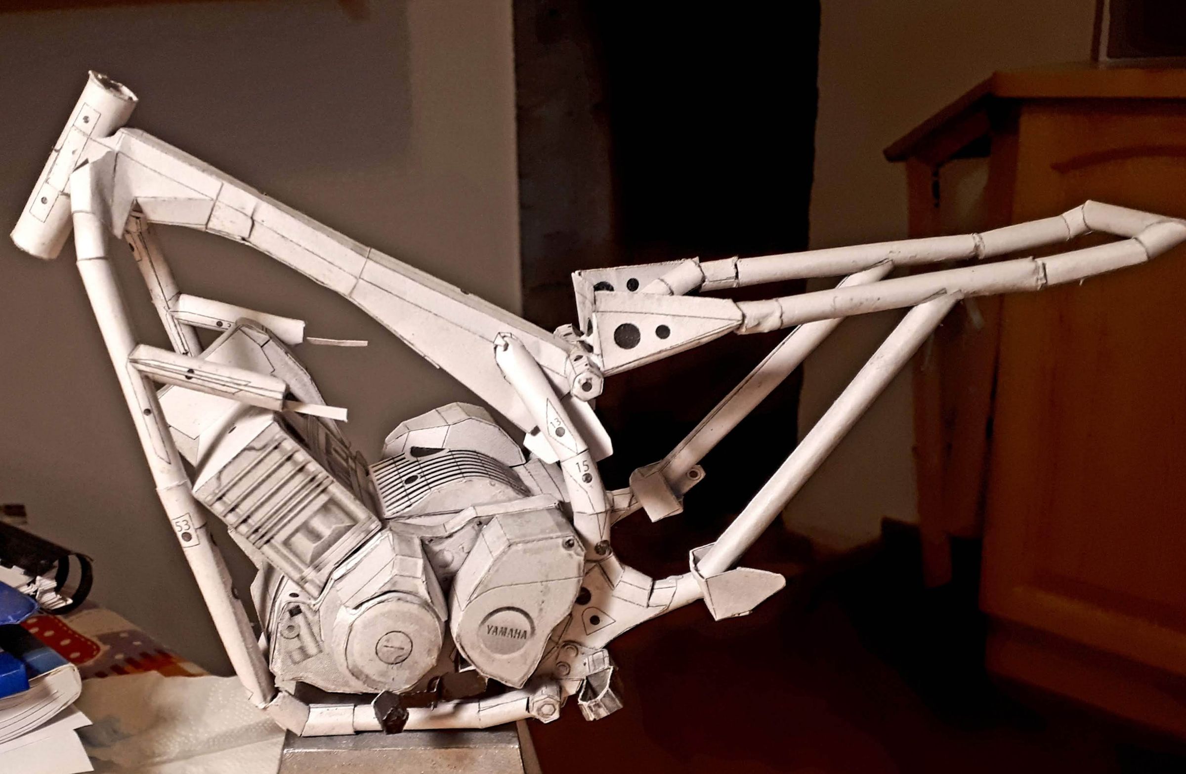 Yamaha Paper Motorbike : 3 Steps - Instructables