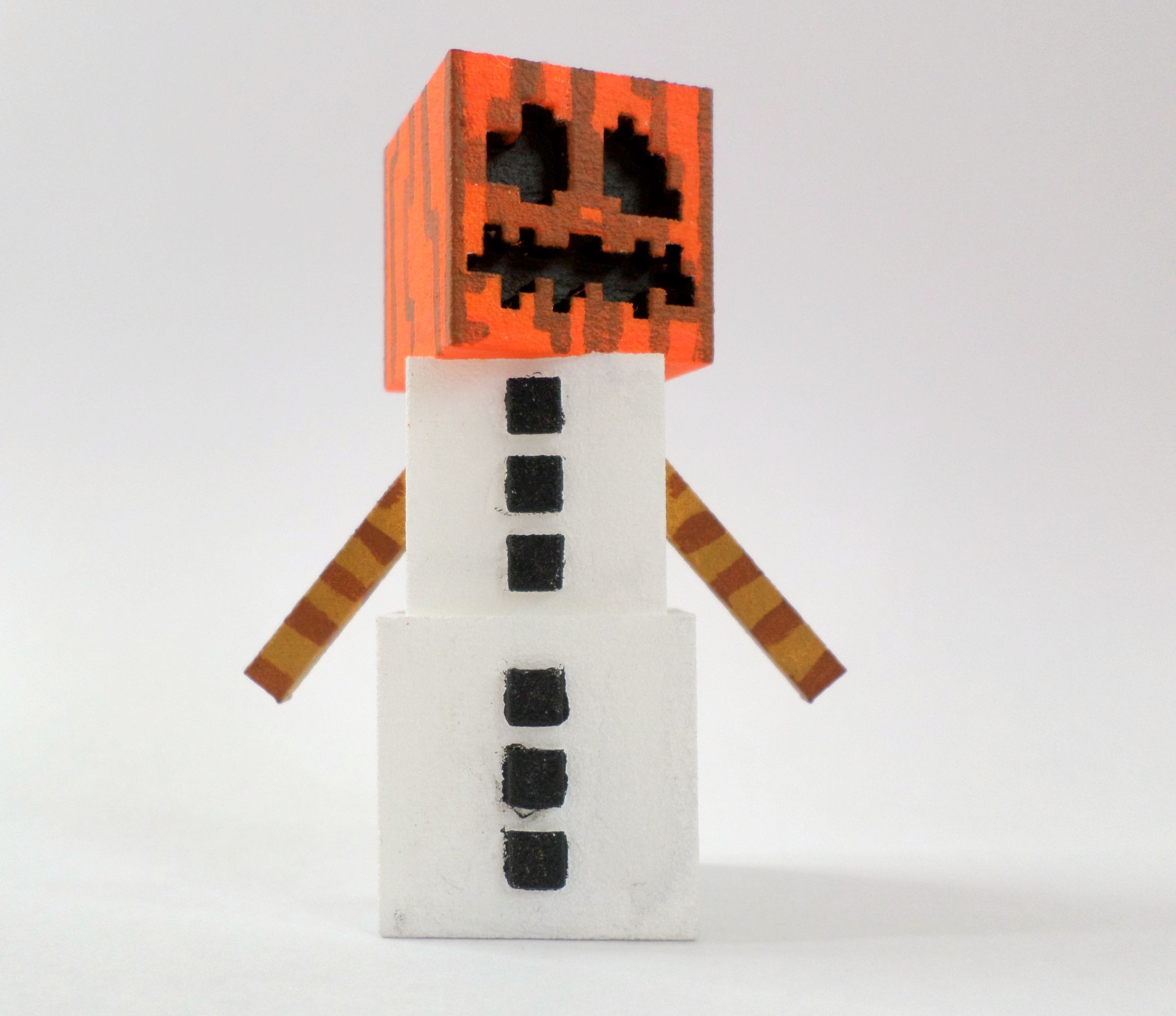 Minecraft Snow Golem Head