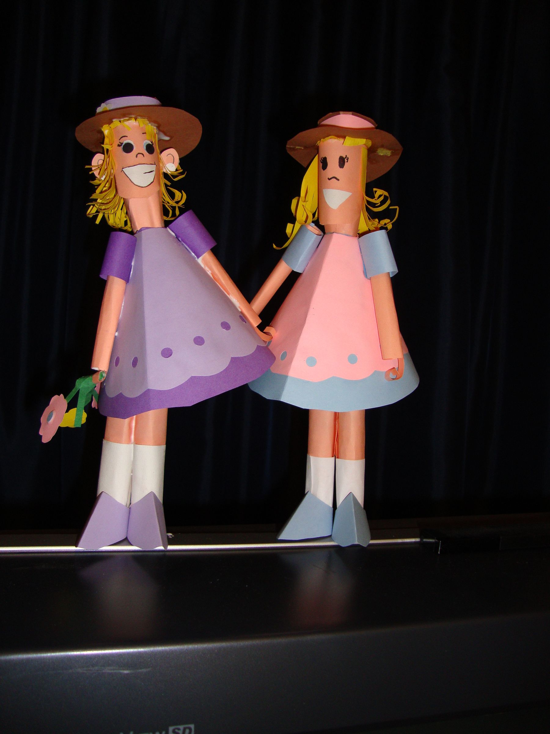 Goldie Locks (Little Girl) Paper Craft (Easy) : 14 Steps (with Pictures ...