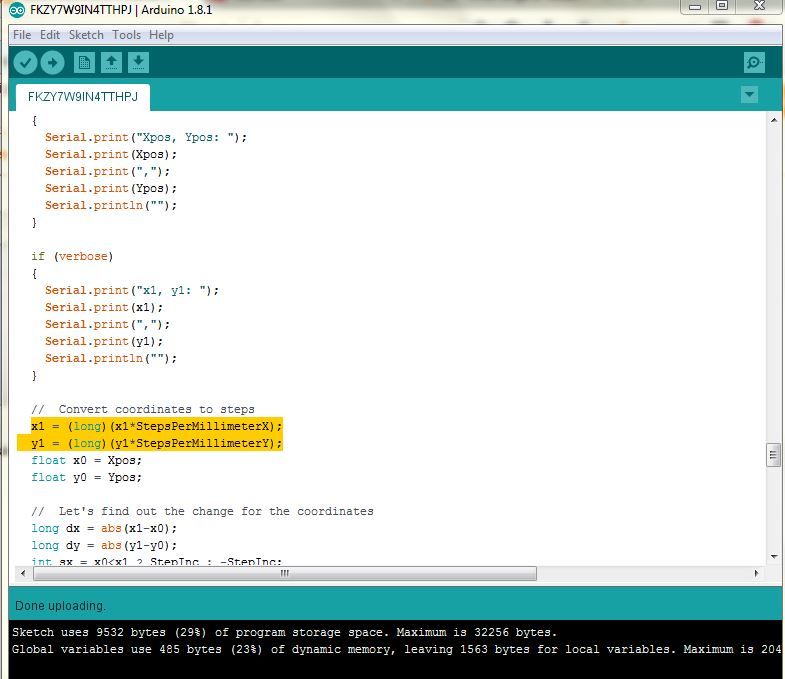 Mini CNC Machine Arduino Based & Adafruit Driver Motor L293D V1 & 2 ...