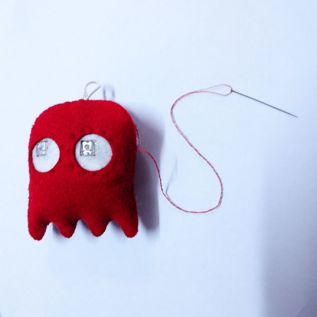 Blinky! the Cute Red Ghost : 9 Steps (with Pictures) - Instructables