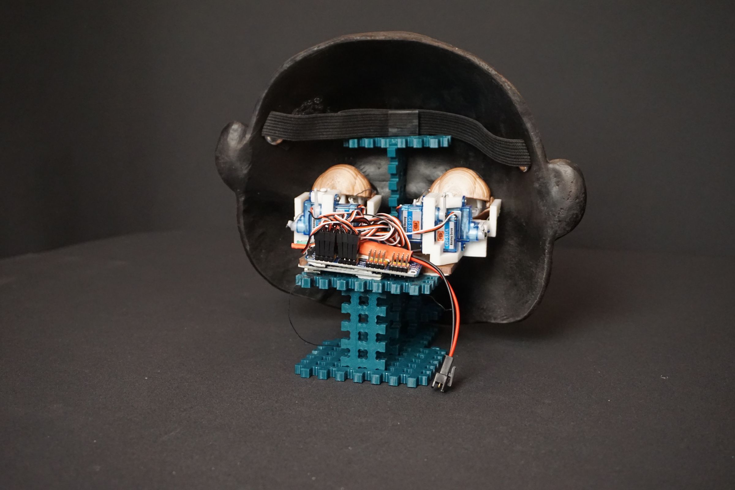 King Kong Mask With Animatronic Eyes : 4 Steps (with Pictures ...