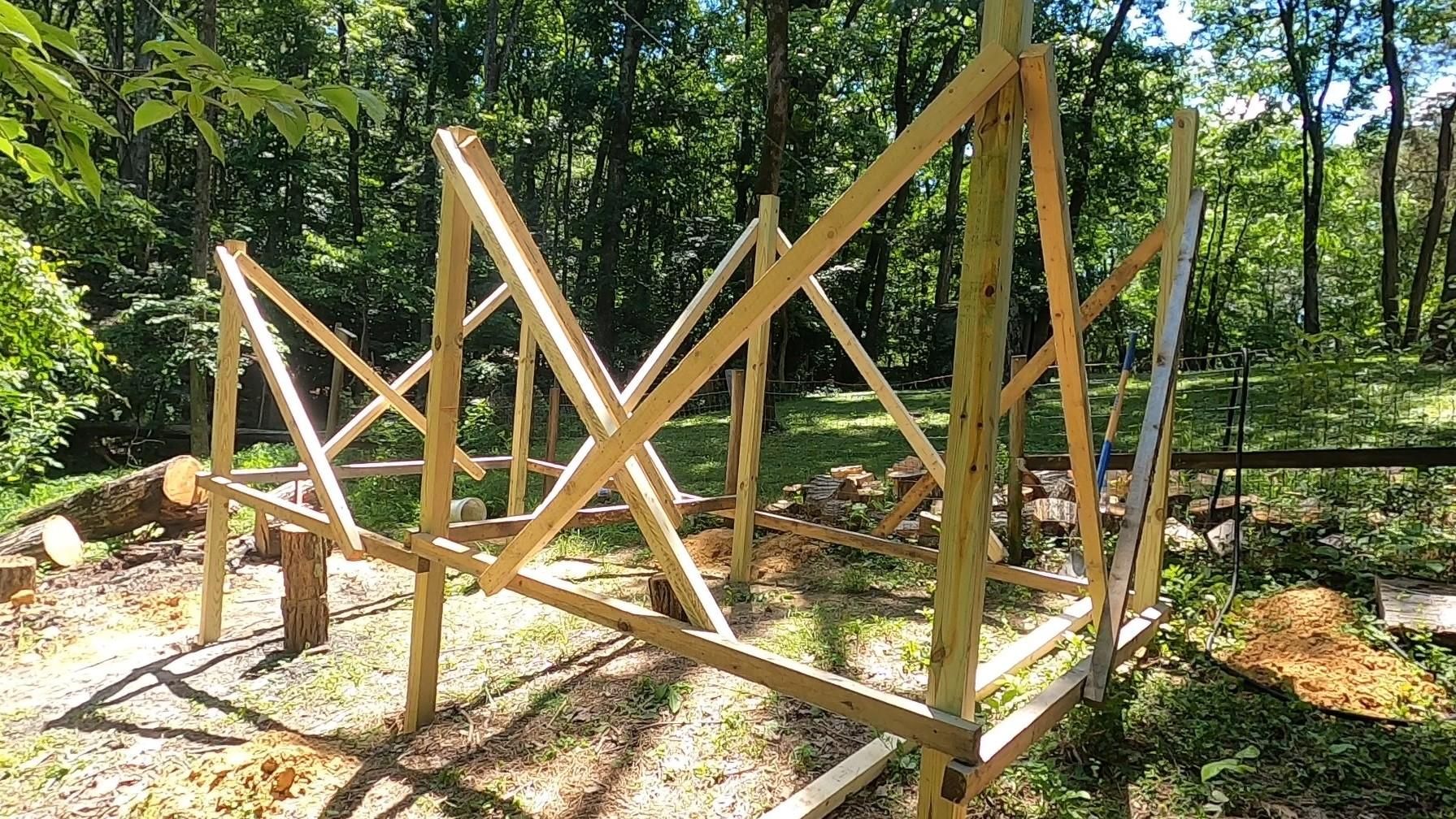 Backyard Treehouse With Zip Line, Trap Door, and Sliding Door : 25 ...