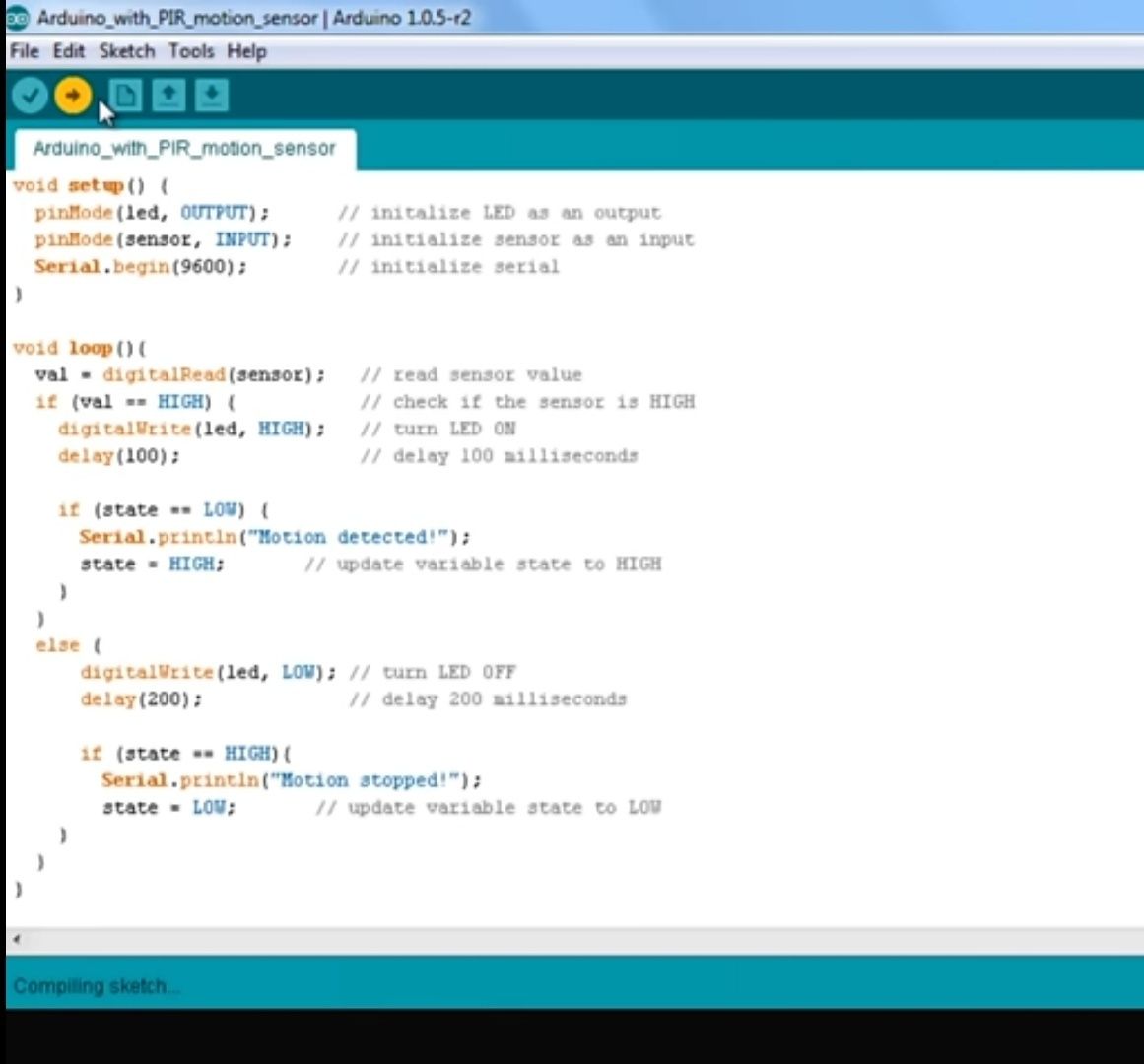 PIR Motion Detection Sensor With Arduino : 4 Steps - Instructables