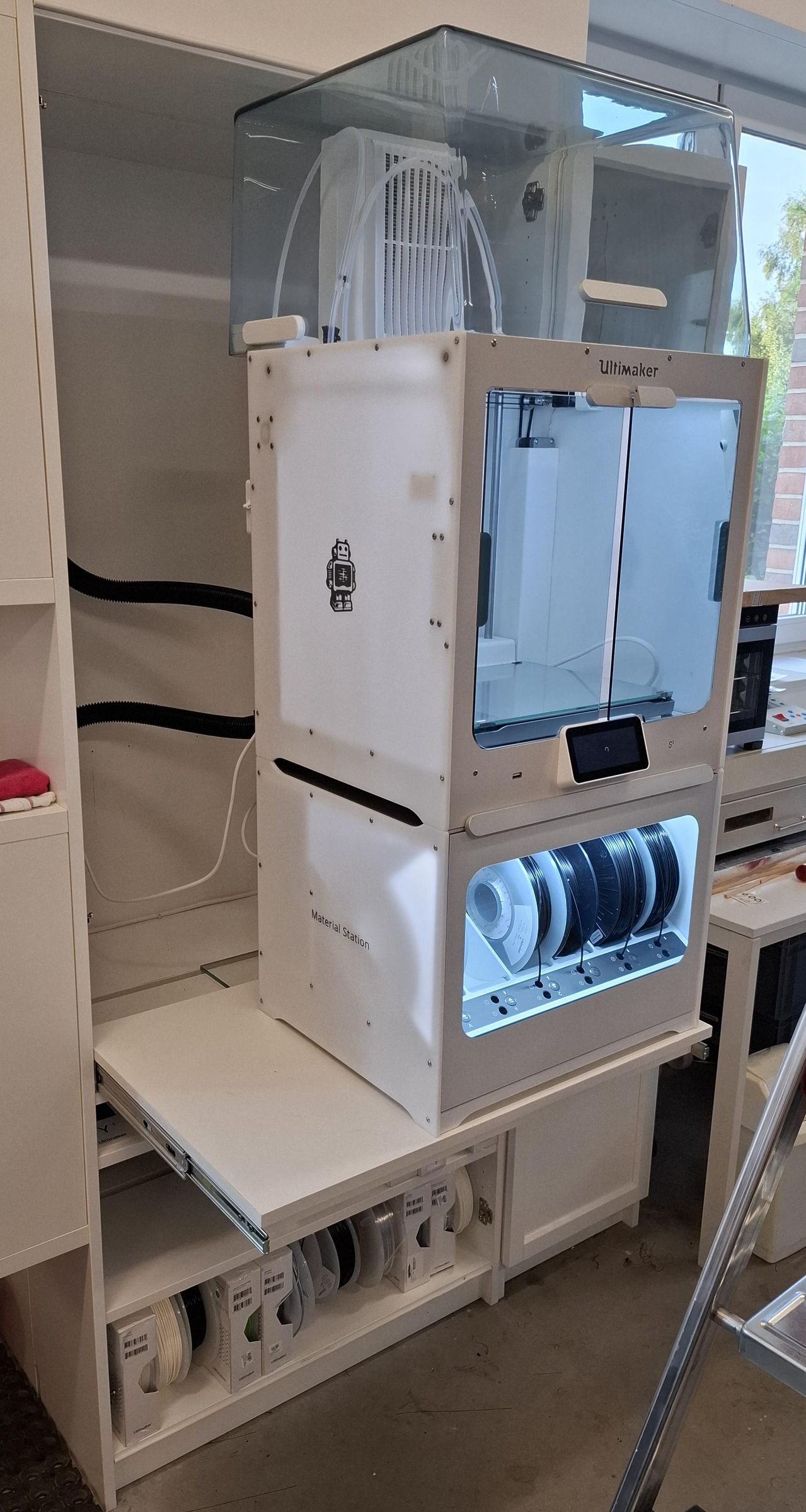 Use Ikea Billy Bookcases As a 3D Printing Cabinet : 9 Steps (with ...
