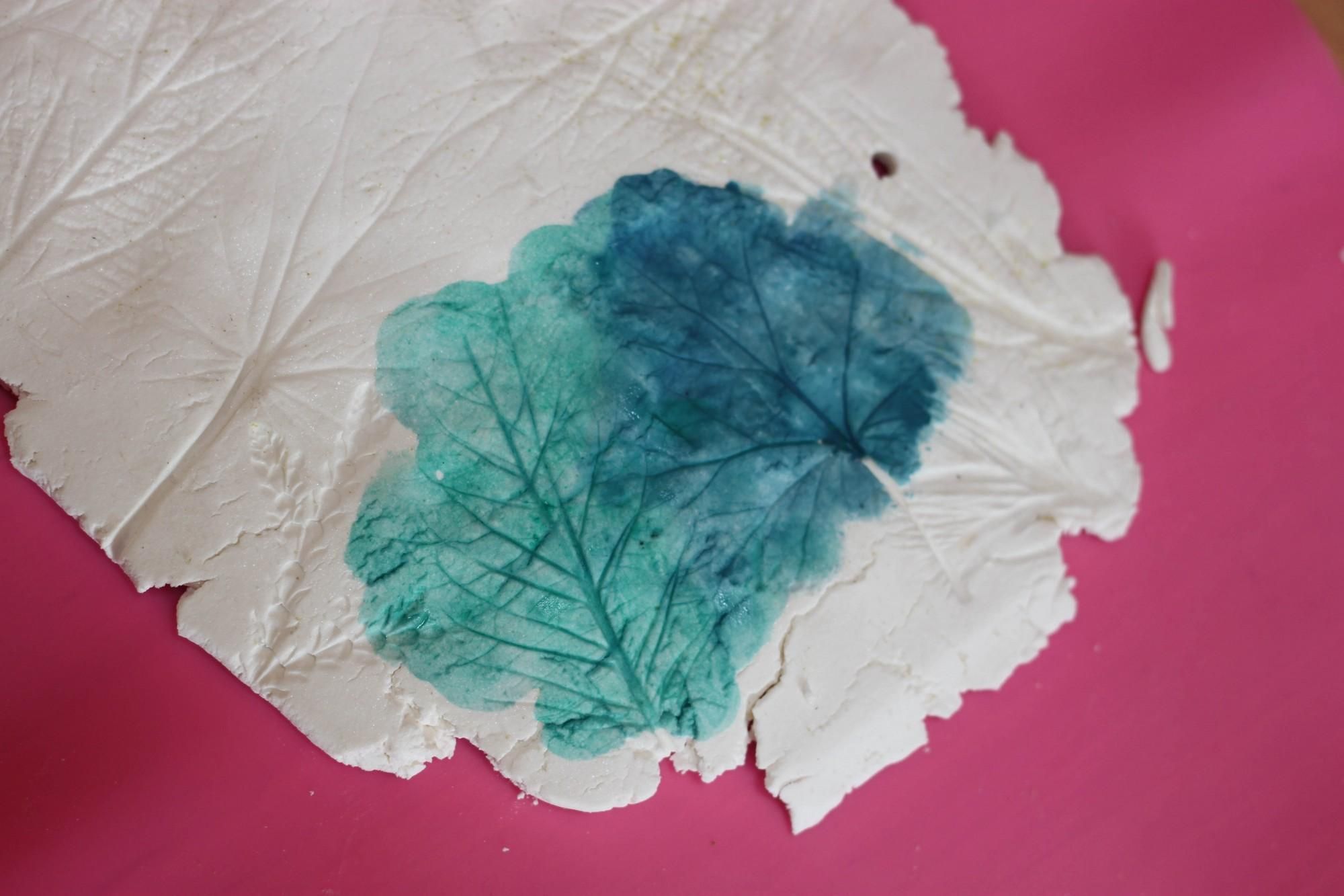 Clay Leaf Decoration Made With Homemade Air Dry Clay : 4 Steps (with ...