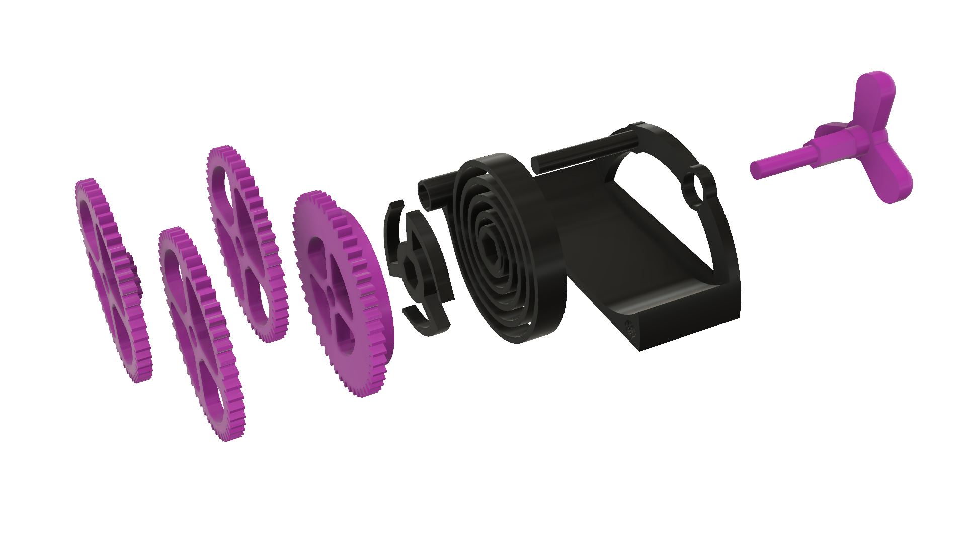 PLA Spring Motor Demonstrator 2 : 3 Steps (with Pictures) - Instructables