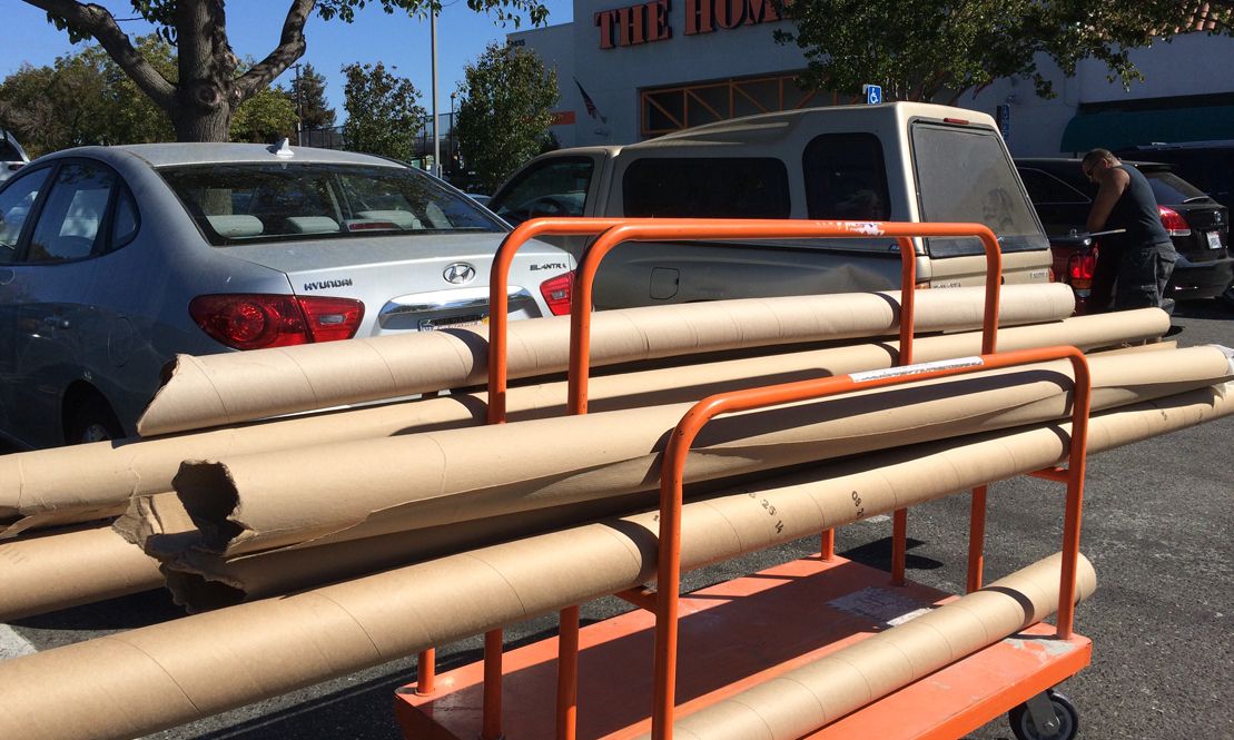 CardBoard Dock Pilings for Halloween Fence : 4 Steps (with Pictures ...