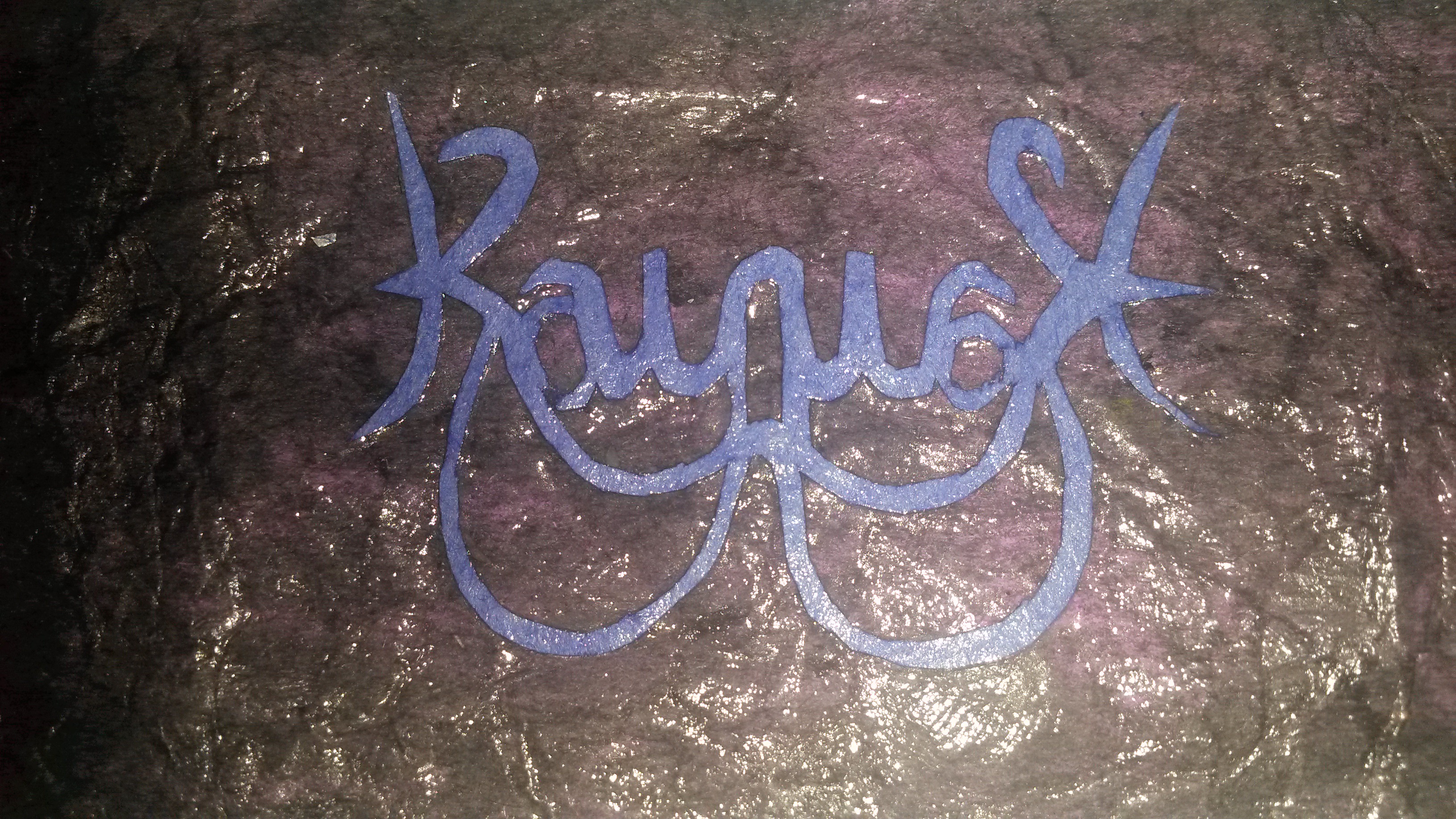 Mirrored Paper Cut Name Tag : 3 Steps - Instructables