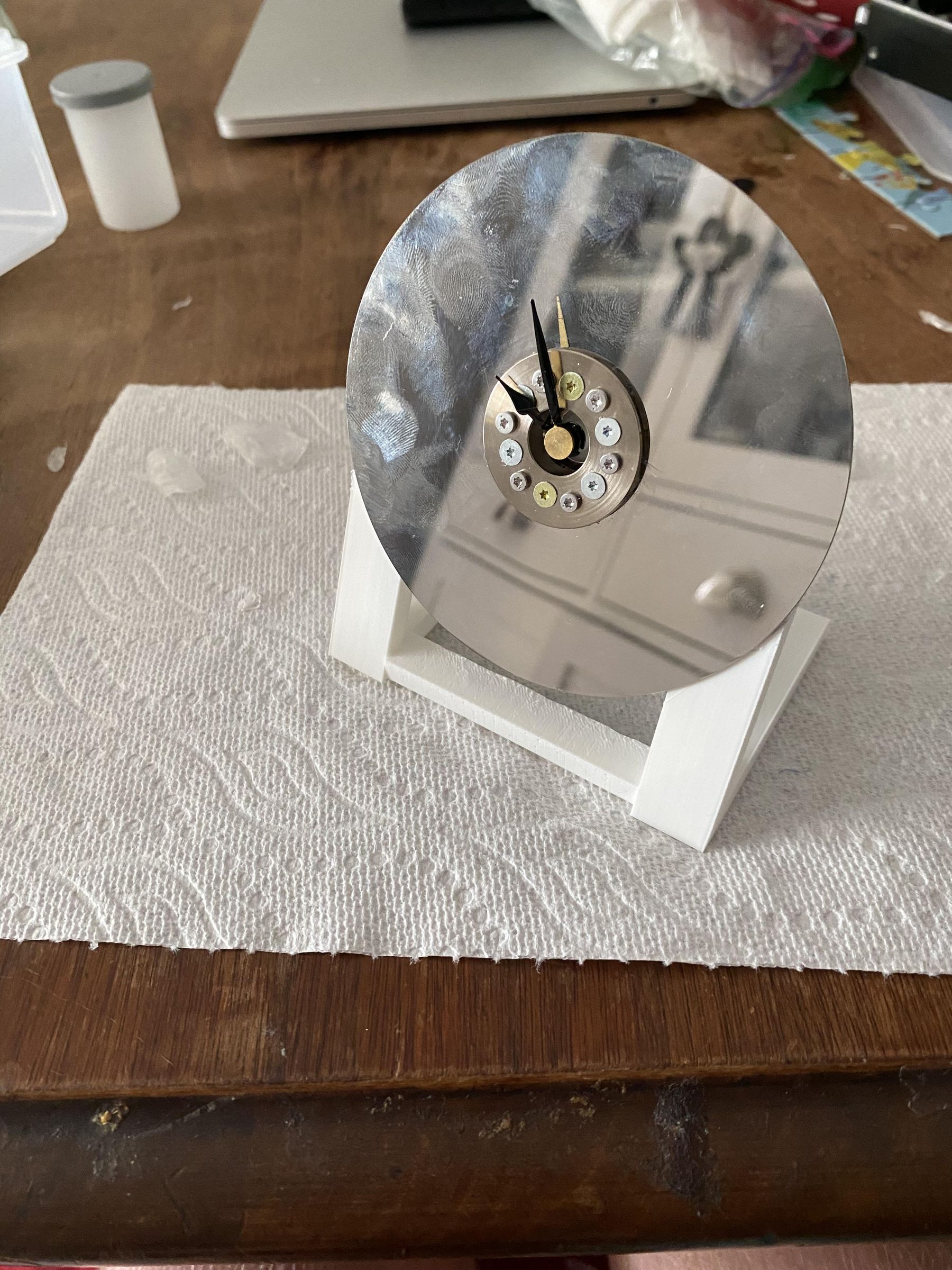 DIY Clock From Broken Hardrive : 9 Steps (with Pictures) - Instructables