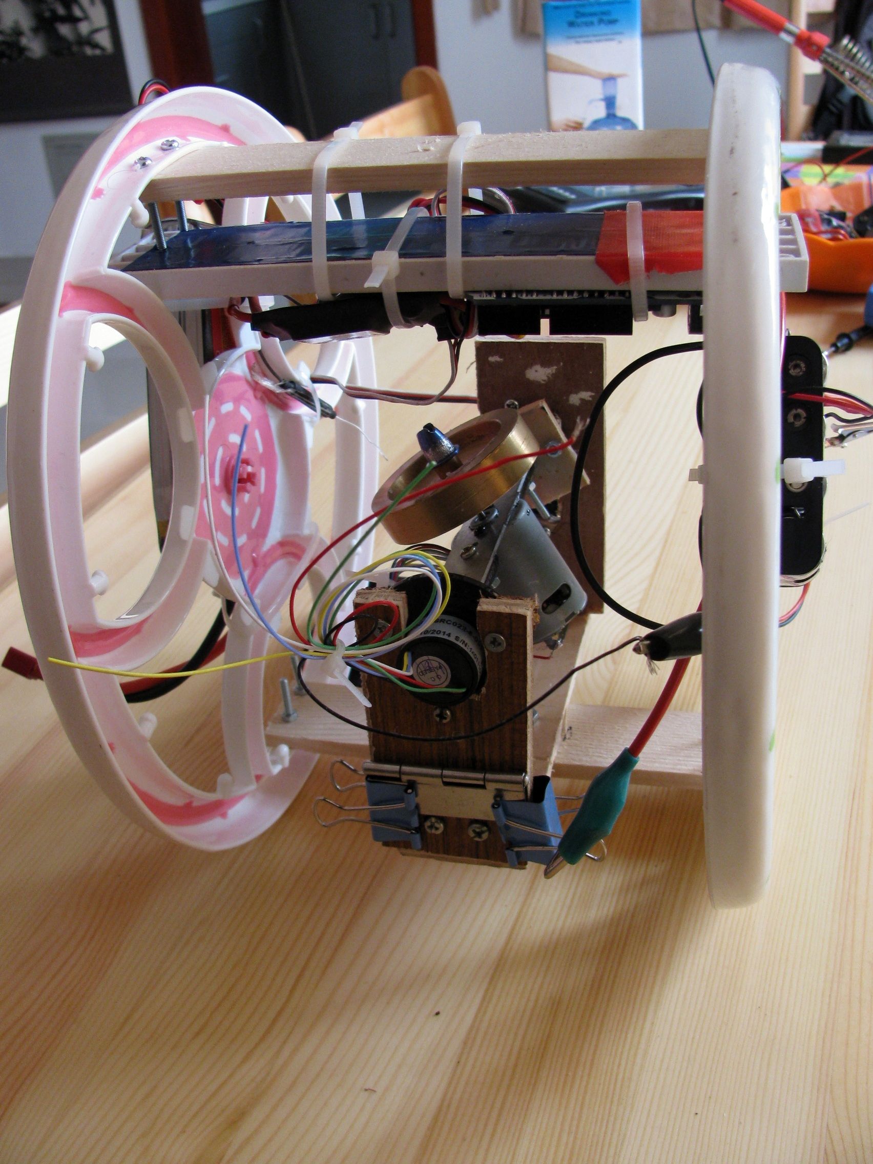 Gyroscope (flywheel) Propelled Wheel - Instructables
